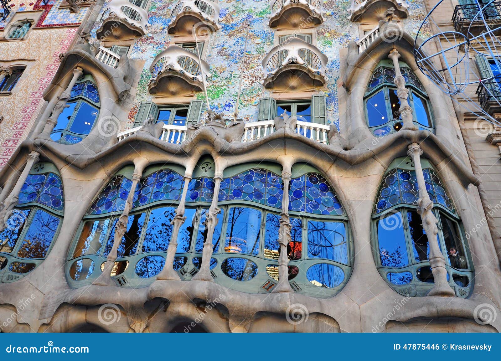 Case Batllo, Barcellona fotografia editoriale. Immagine di limite ...