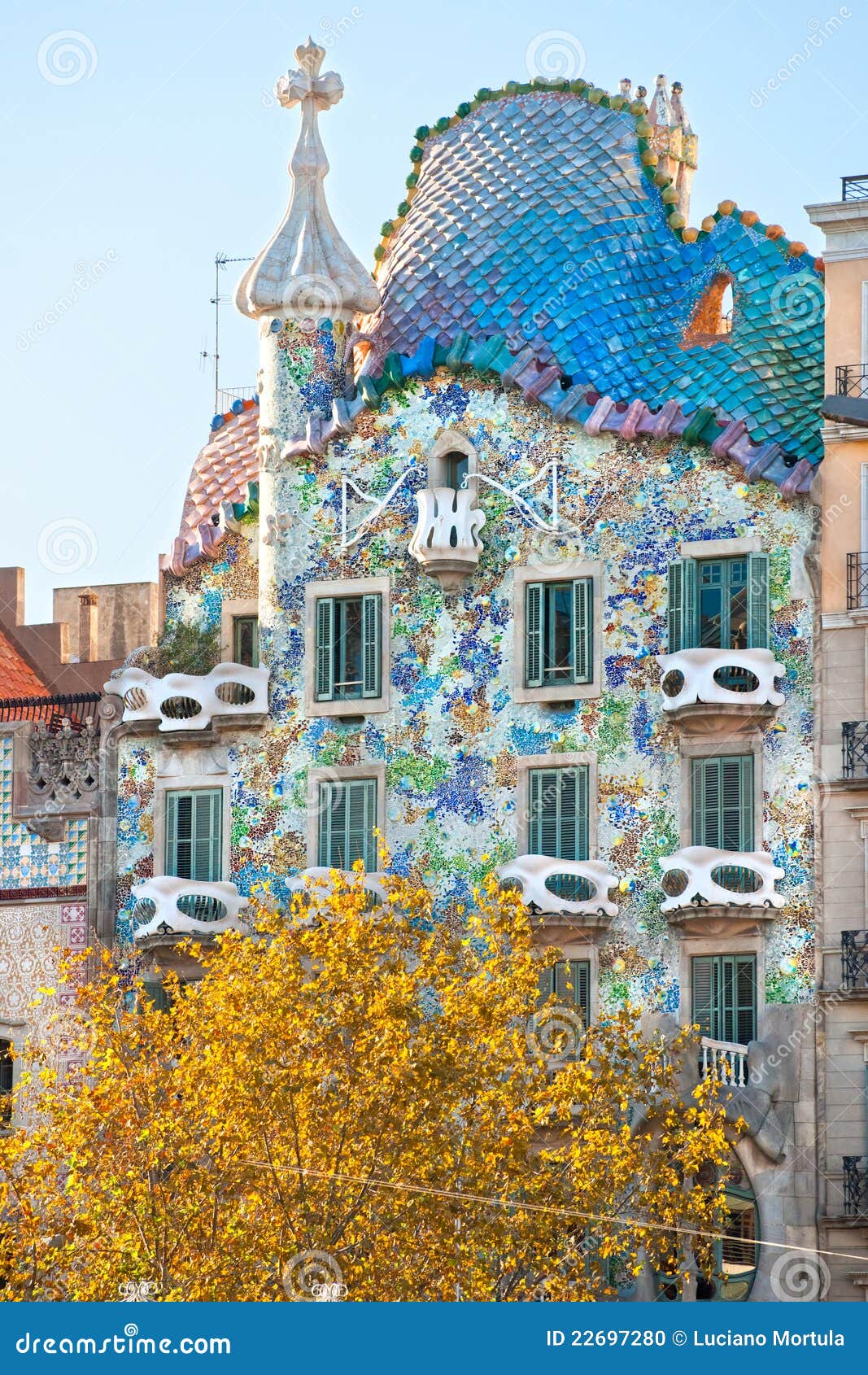 Case Batllo, Barcellona, Spagna. Immagine Editoriale - Immagine di ...