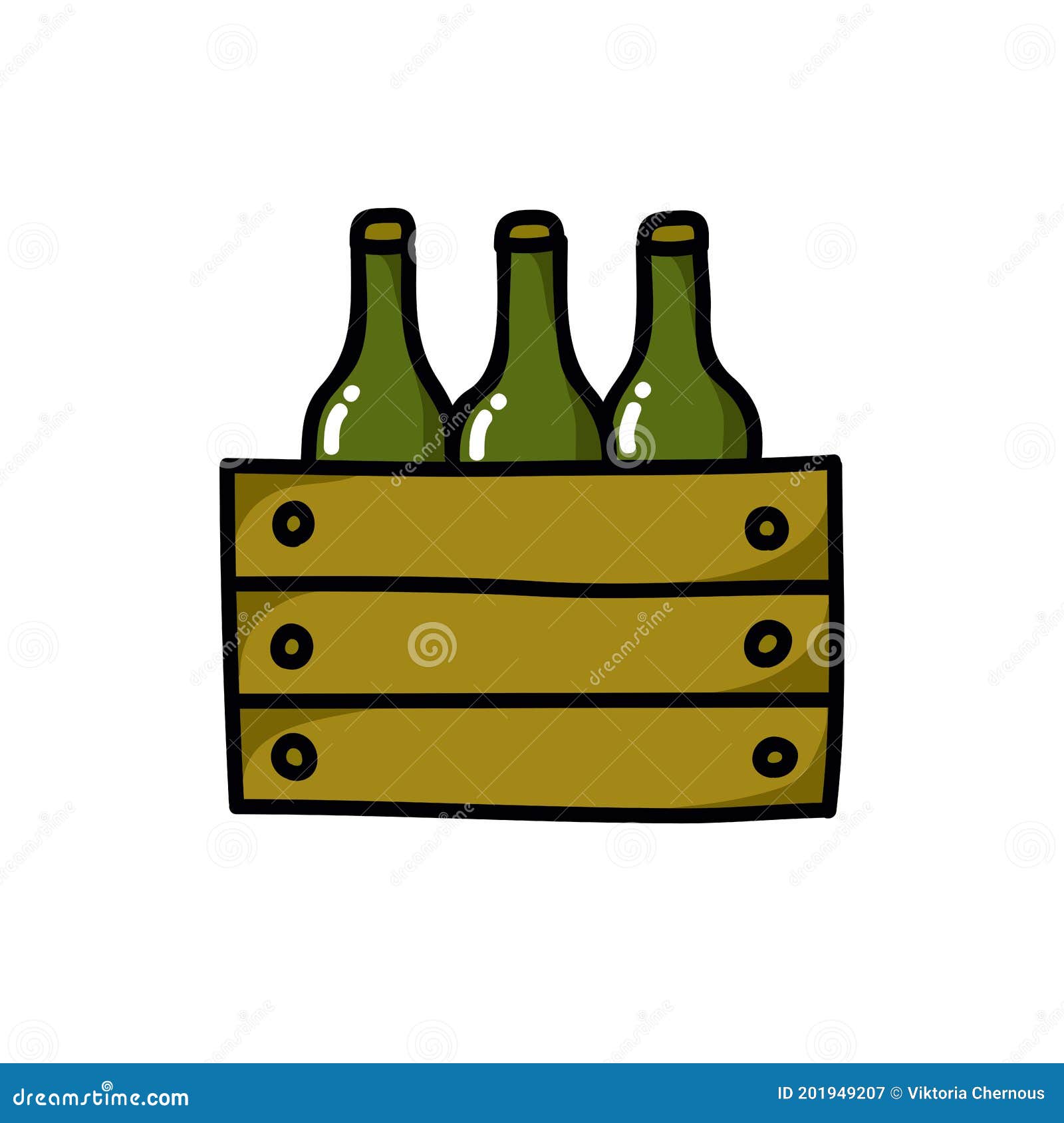 Case Of Beer Line Icon, Outline Vector Sign, Linear Style Pictogram ...