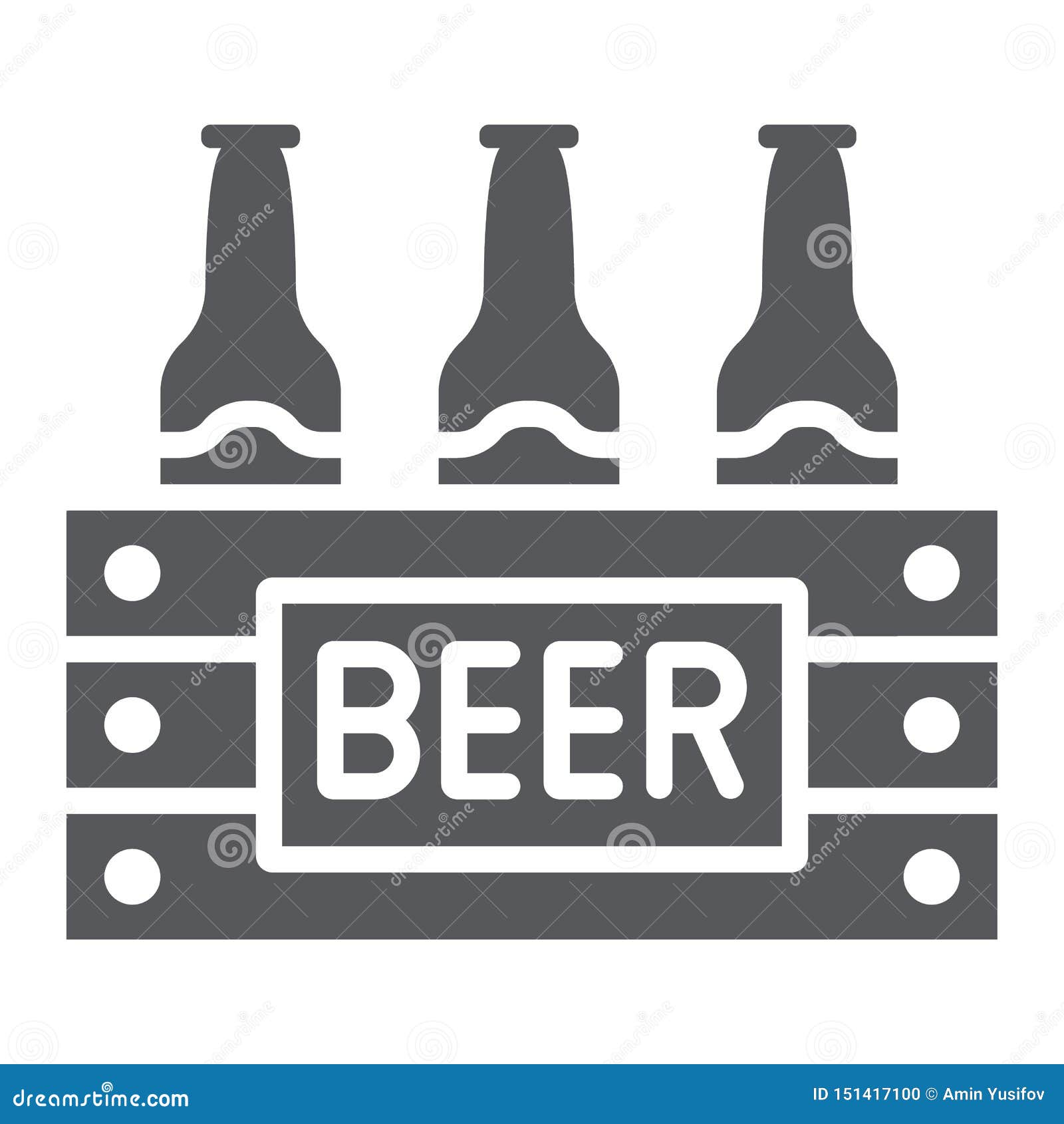 Six-pack With Bottles Of Beer Vector Cartoon. | CartoonDealer.com ...