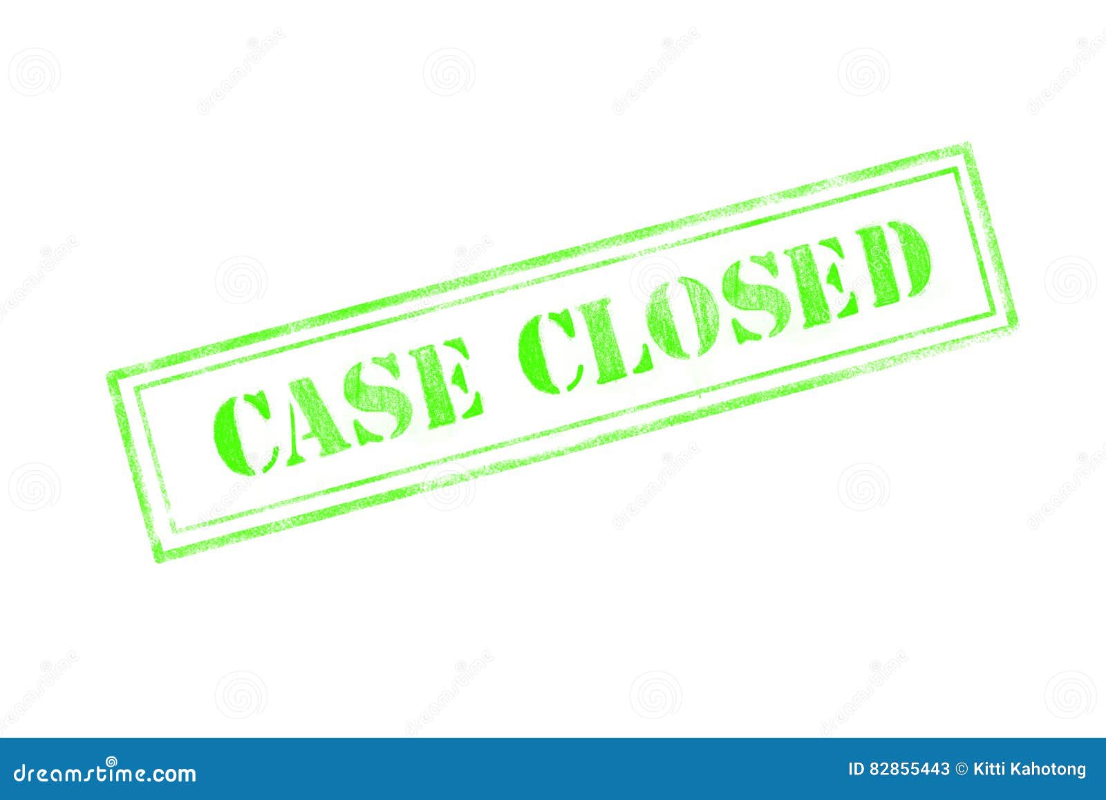 `CASE CLOSED ` Rubber Stamp Over a White Background Stock Illustration ...