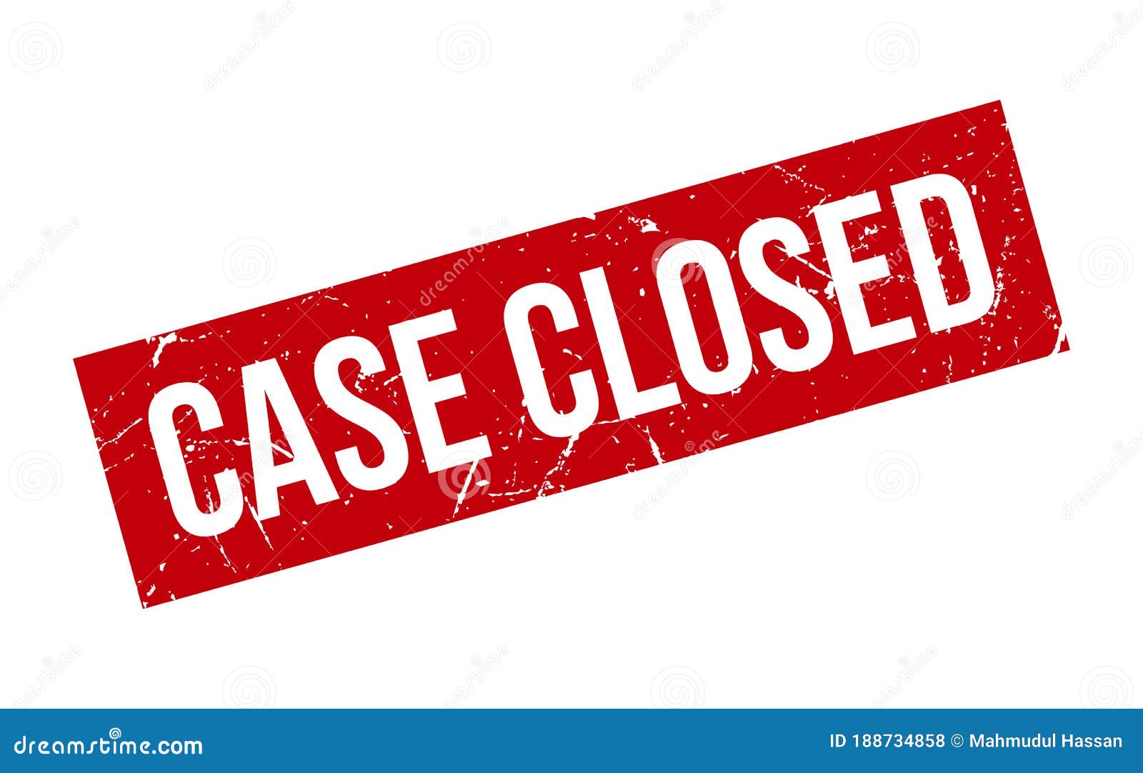 Case Closed Rubber Stamp. Red Case Closed Rubber Grunge Stamp Seal ...