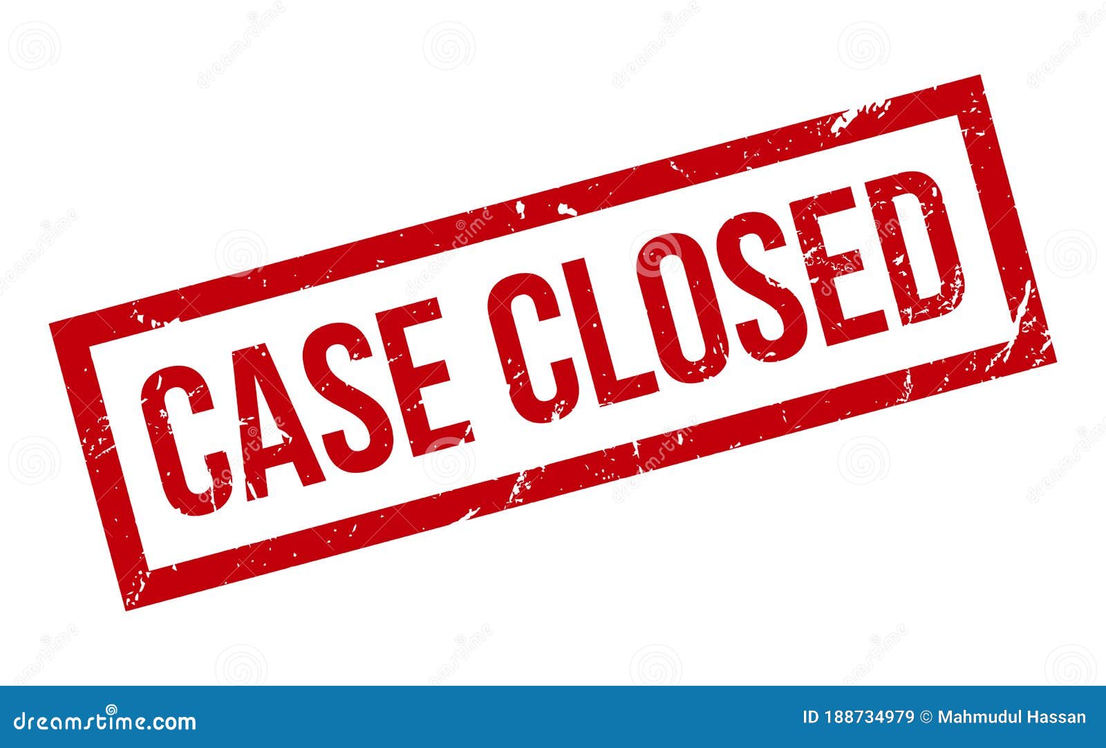 Case Closed Rubber Stamp. Red Case Closed Rubber Grunge Stamp Seal ...
