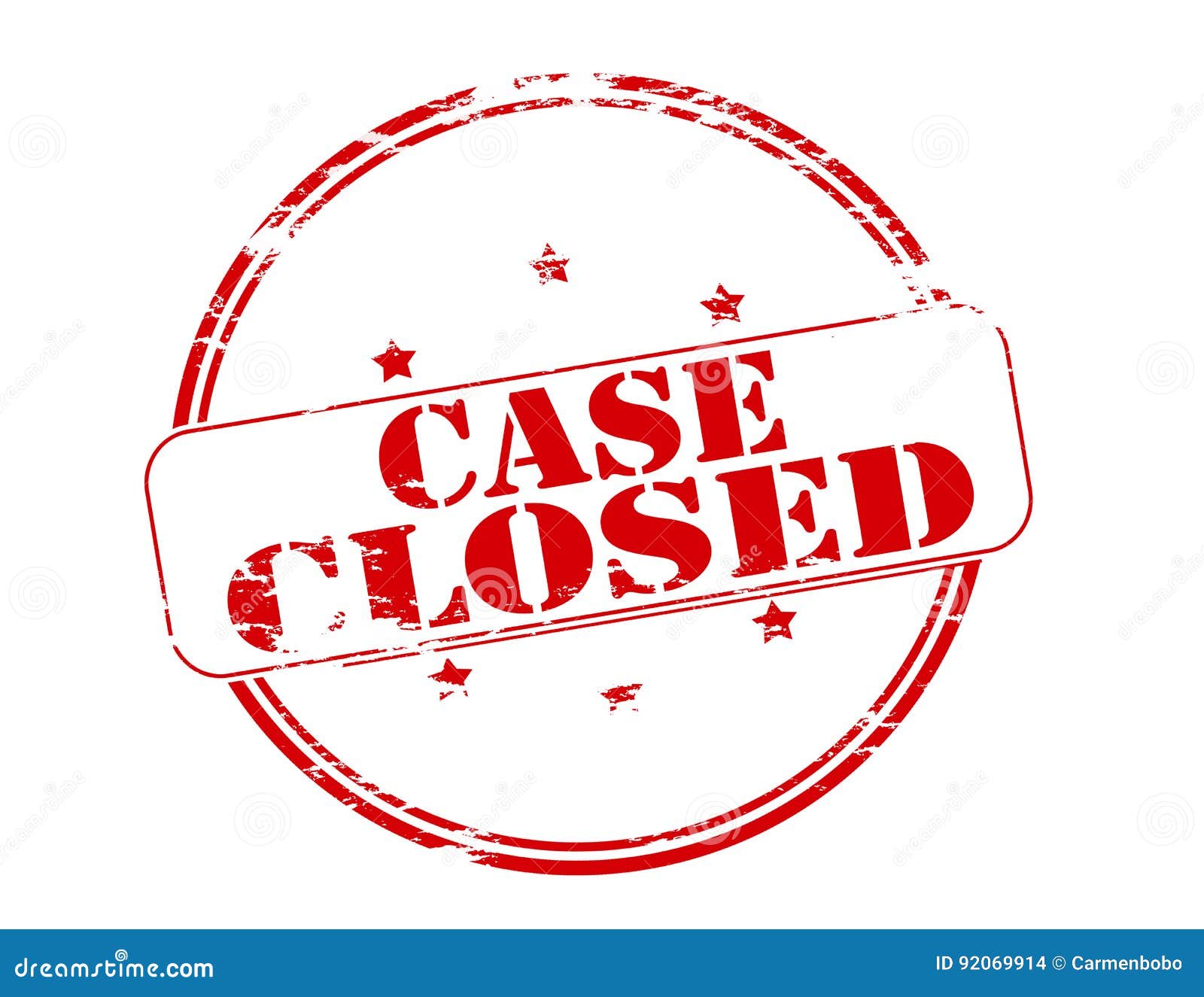 Case closed stock illustration. Illustration of grunge - 92069914