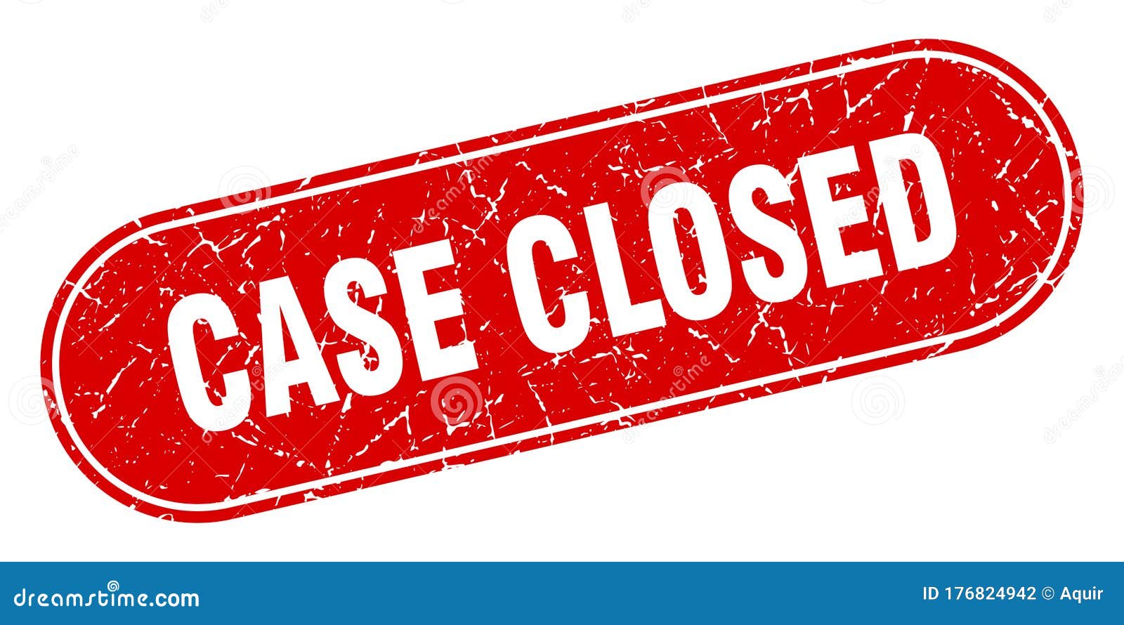 Case Closed Sign. Case Closed Grunge Stamp Stock Vector - Illustration ...