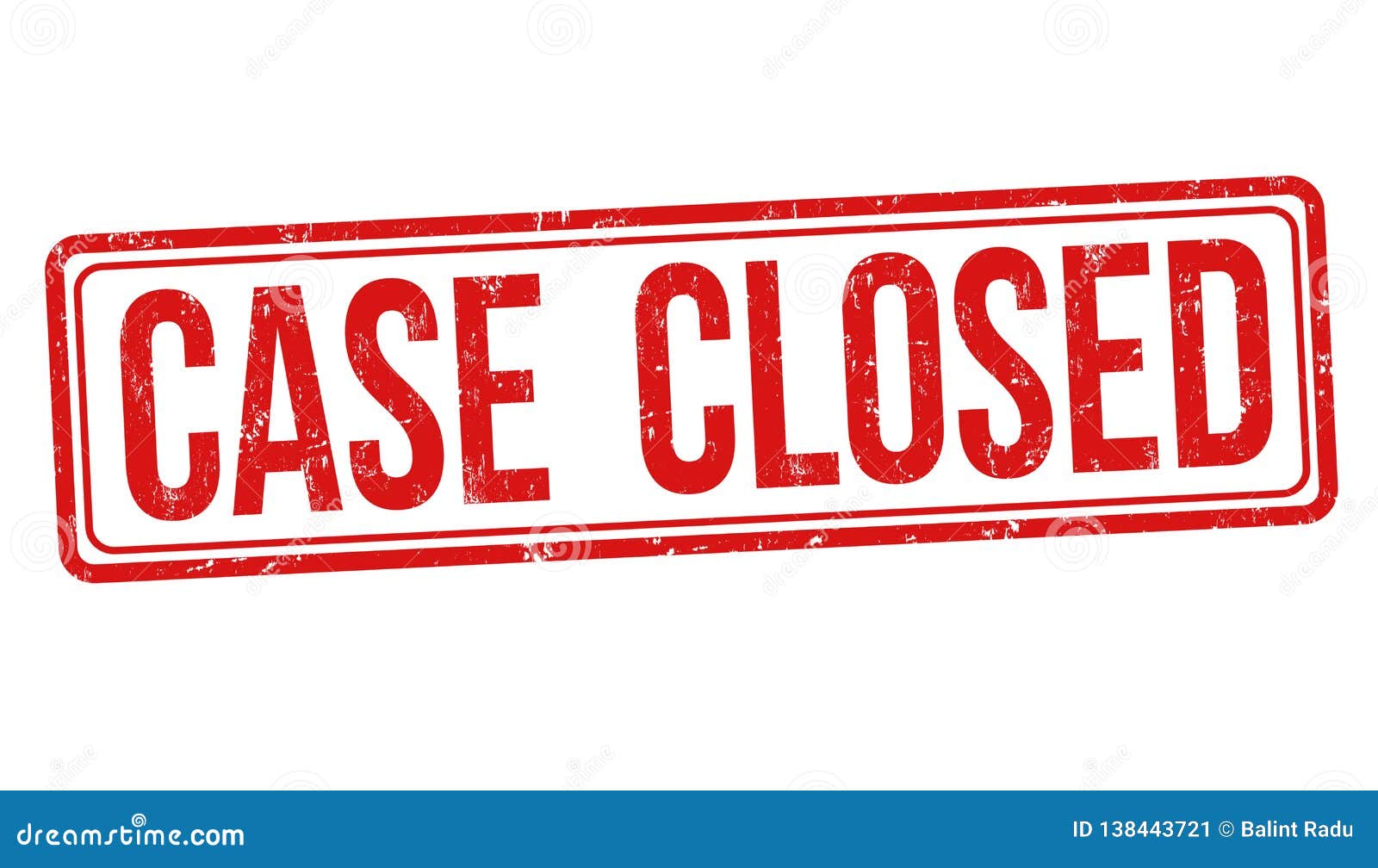 Case Closed Stamp Vector Illustration | CartoonDealer.com #82559700