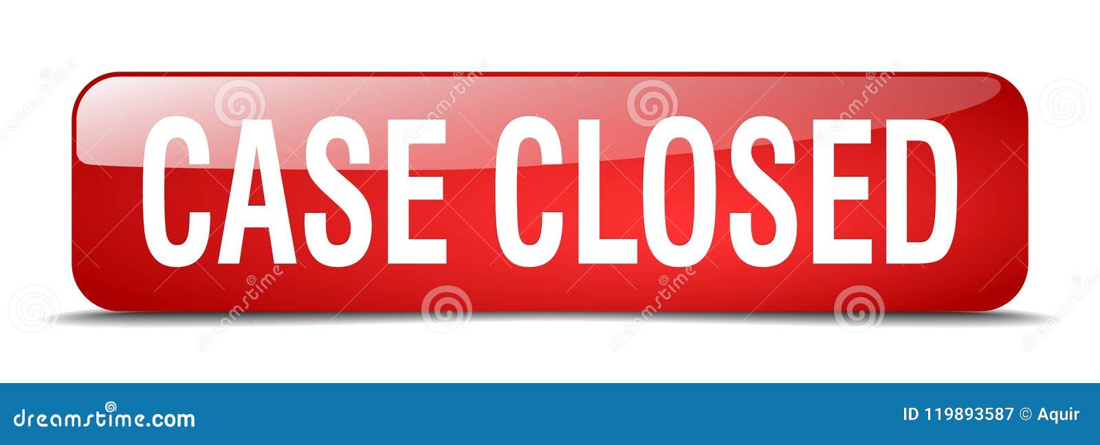 Case closed button stock vector. Illustration of isolated - 119893587