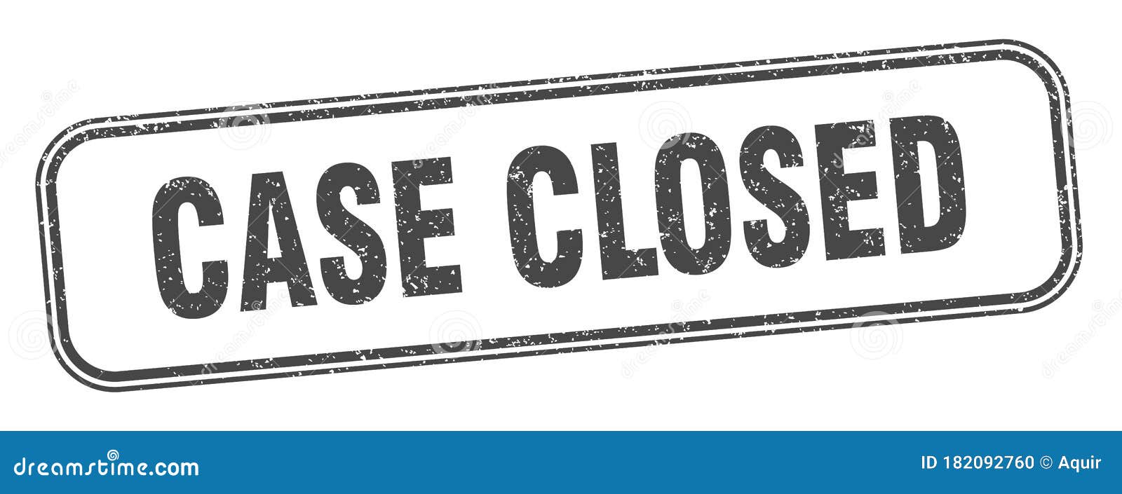 Case Closed Stamp. Case Closed Square Grunge Sign Stock Vector ...