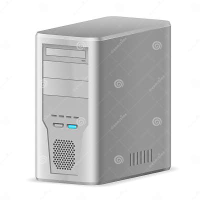 Case of Computer stock vector. Illustration of power - 28246457