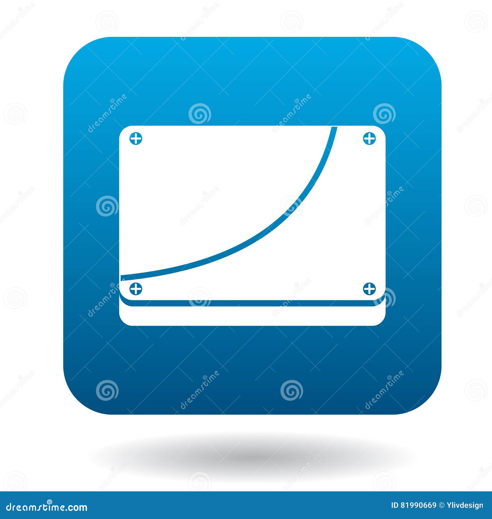 Case Computer Icon, Simple Style Stock Vector - Illustration of data ...