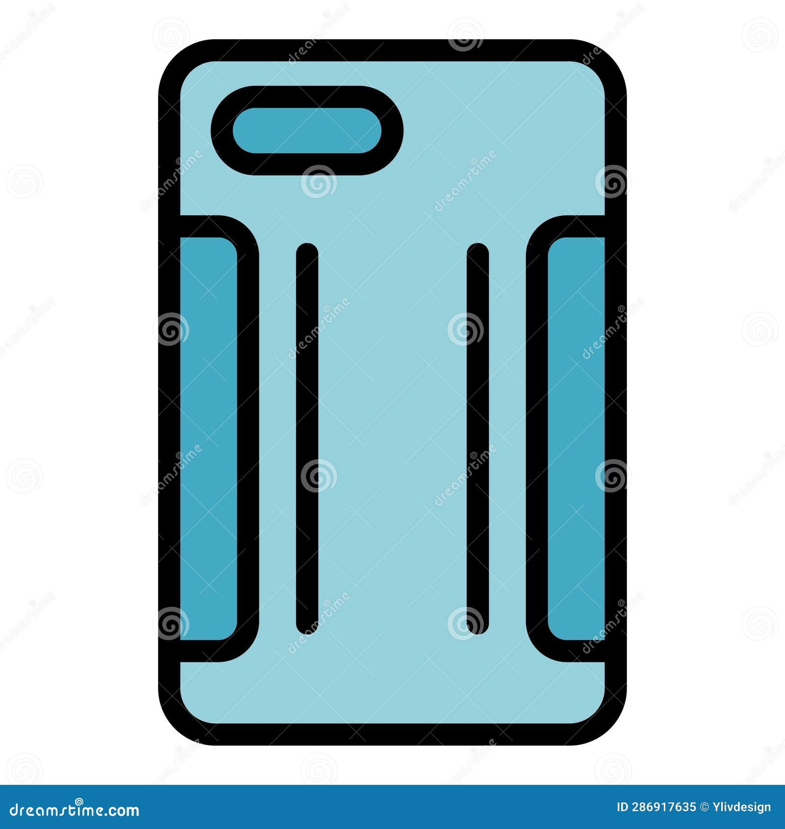 Case Cover Icon Vector Flat Stock Illustration - Illustration of device ...