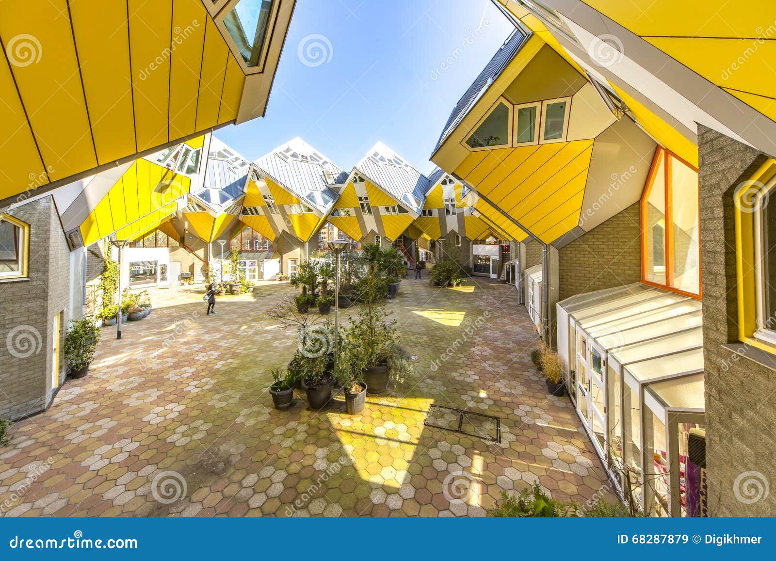 Case cubiche a Rotterdam immagine stock editoriale. Immagine di ...