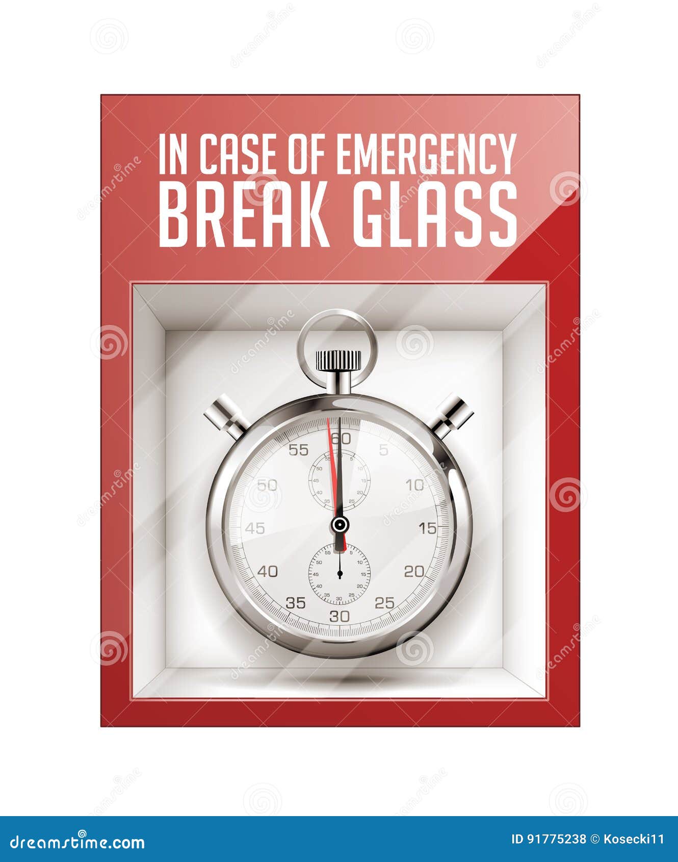 In Case Of Emergency Break Glass Cartoon Vector | CartoonDealer.com ...