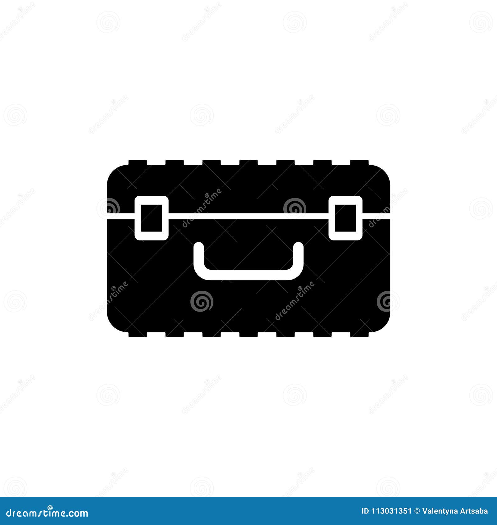 Case Flat Vector Icon stock vector. Illustration of classic - 113031351
