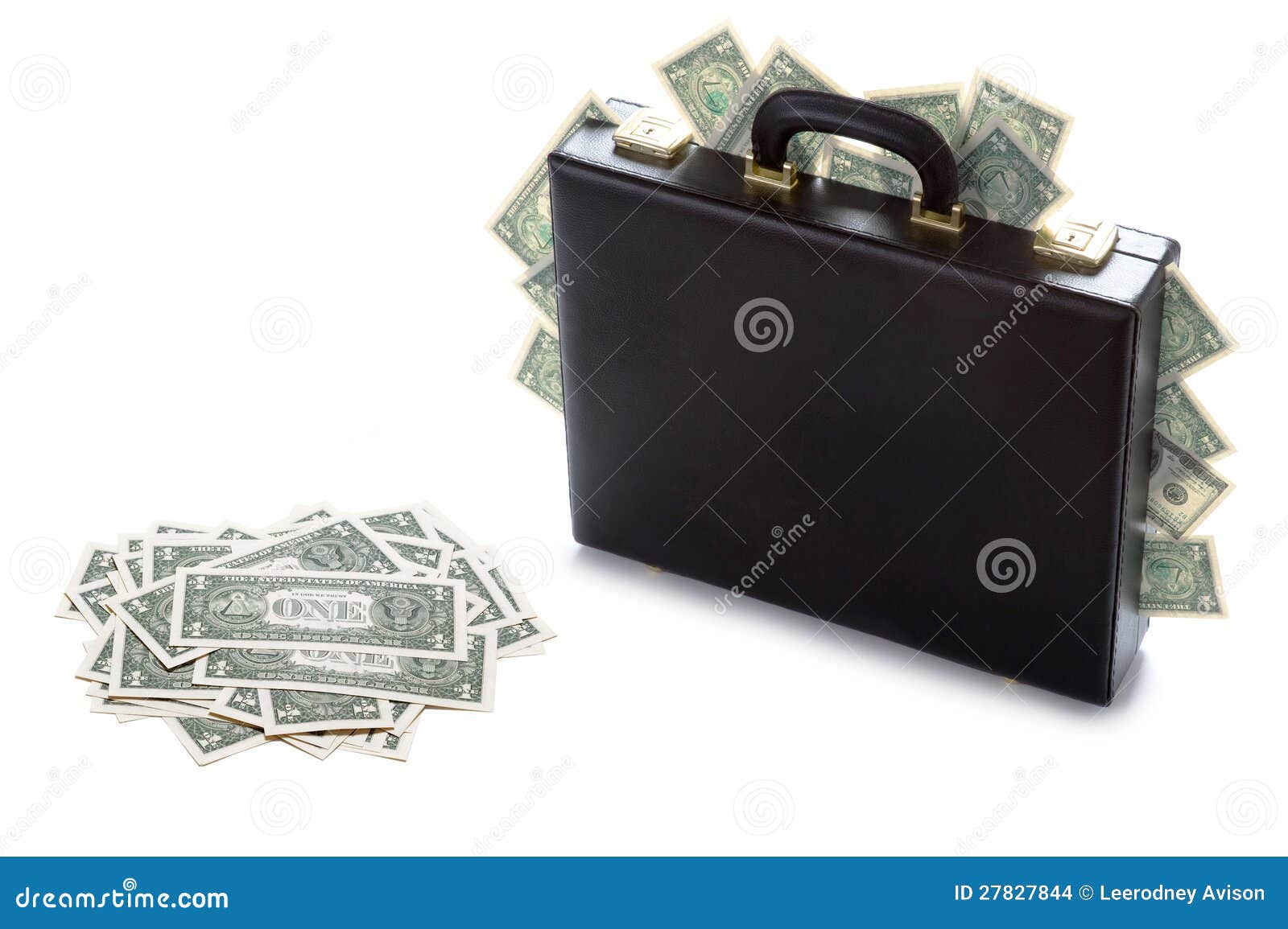Case full of money stock photo. Image of cash, currency - 27827844