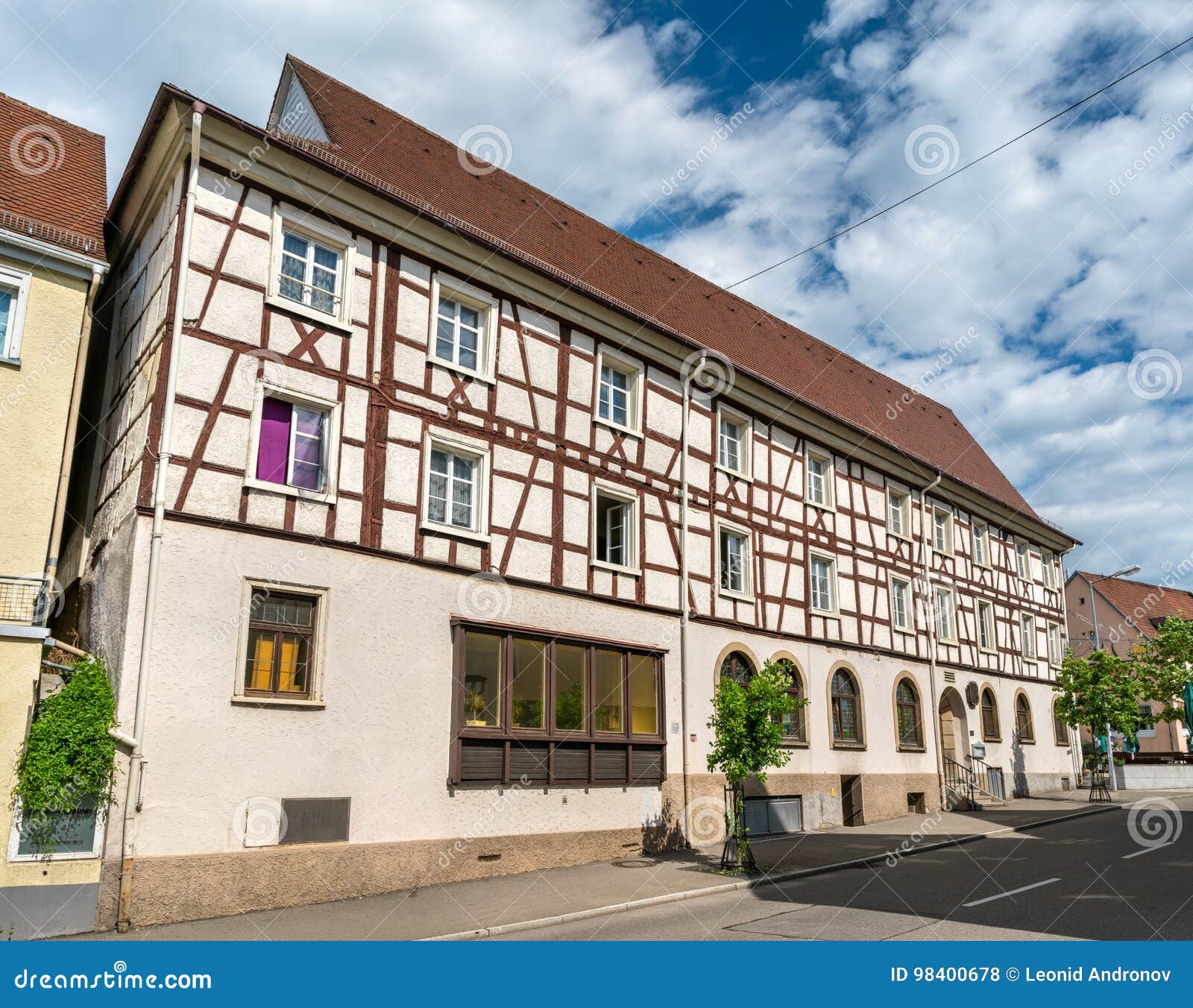 Case a Graticcio Tipiche in Sigmaringen - Baden Wurttemberg, Germania ...