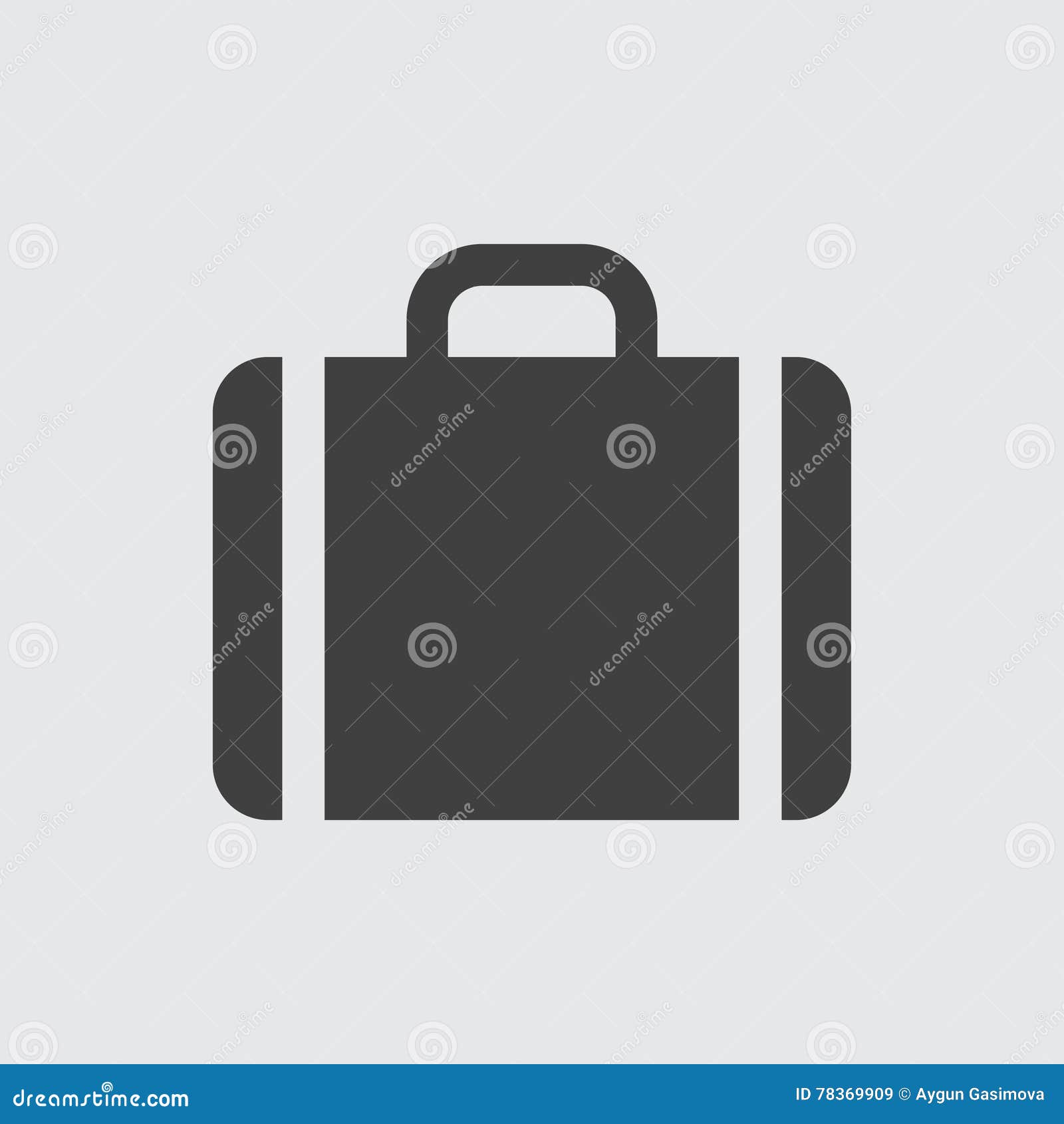 Case icon illustration stock vector. Illustration of vector - 78369909