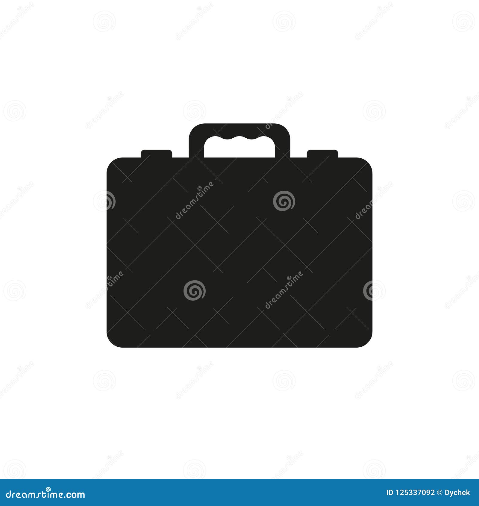 Case Icon. Simple Vector Illustration. Stock Vector - Illustration of ...