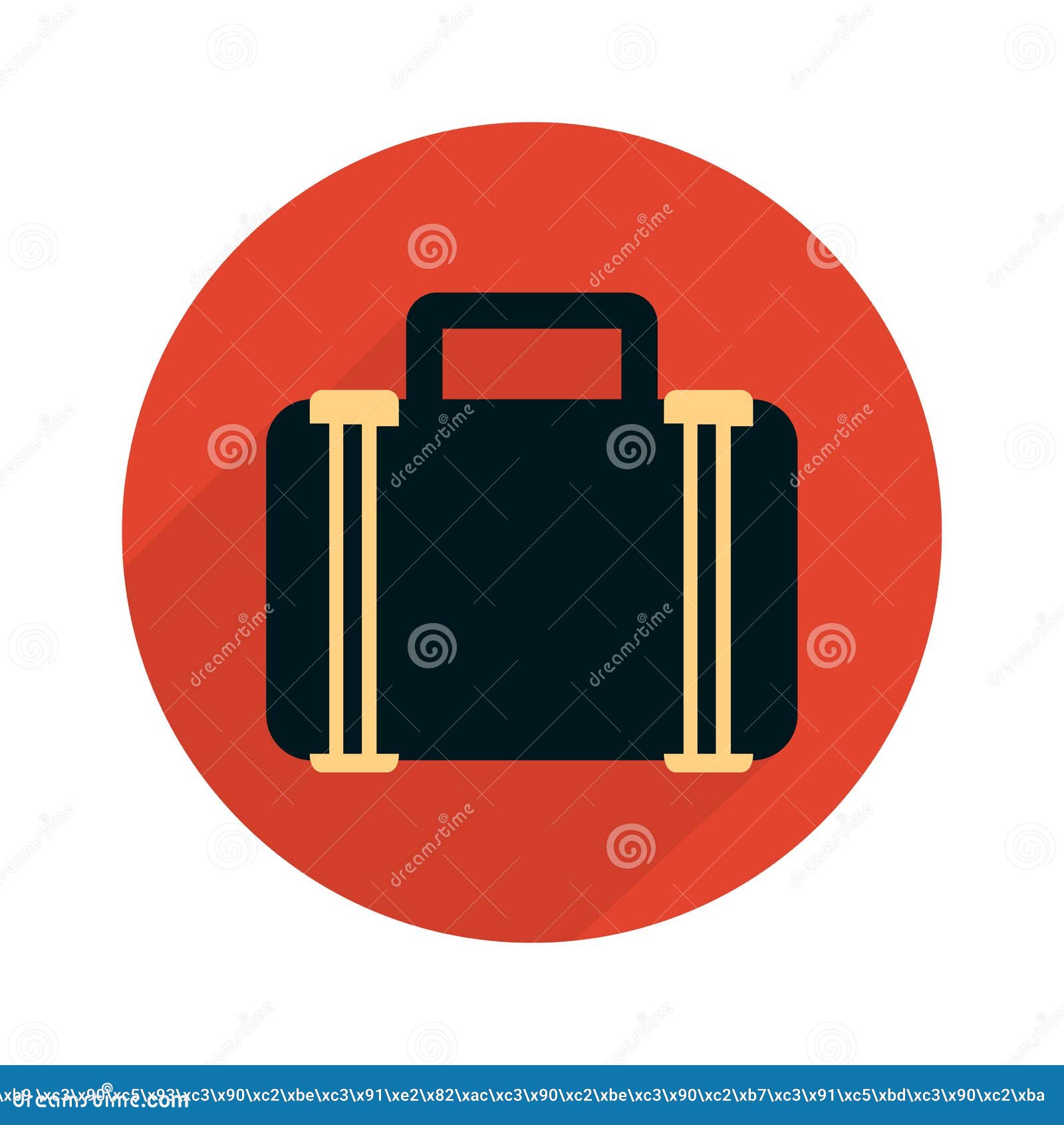 Case Icon on a White Background, Vector Illustration Stock Vector ...
