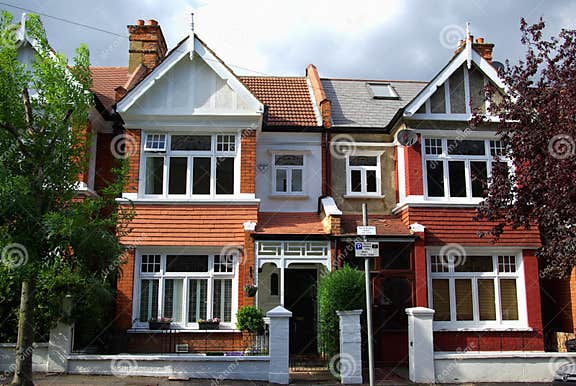 Case inglesi fotografia stock. Immagine di casa, alloggiamento - 12965848