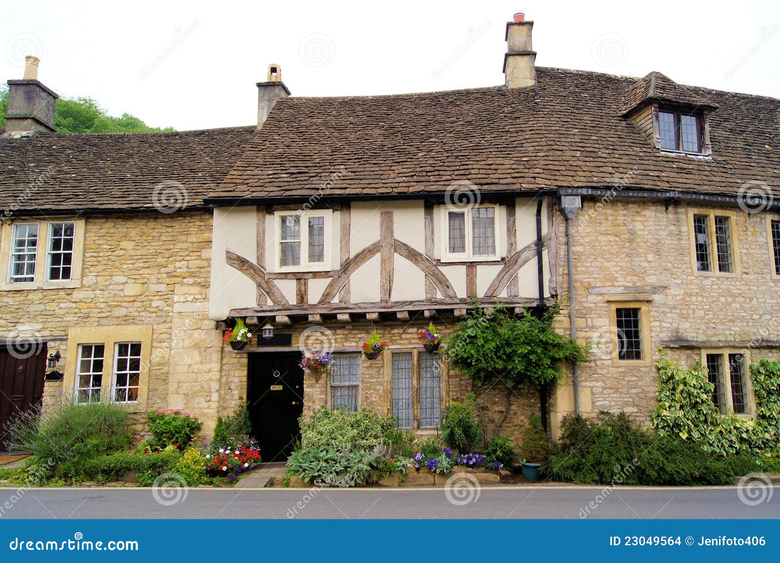 Case inglesi fotografia stock. Immagine di case, idilliaco - 23049564