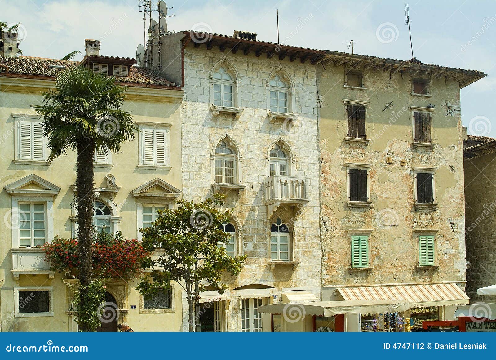 Case Italiane in Porec, Croatia Di Stile Fotografia Stock - Immagine di ...