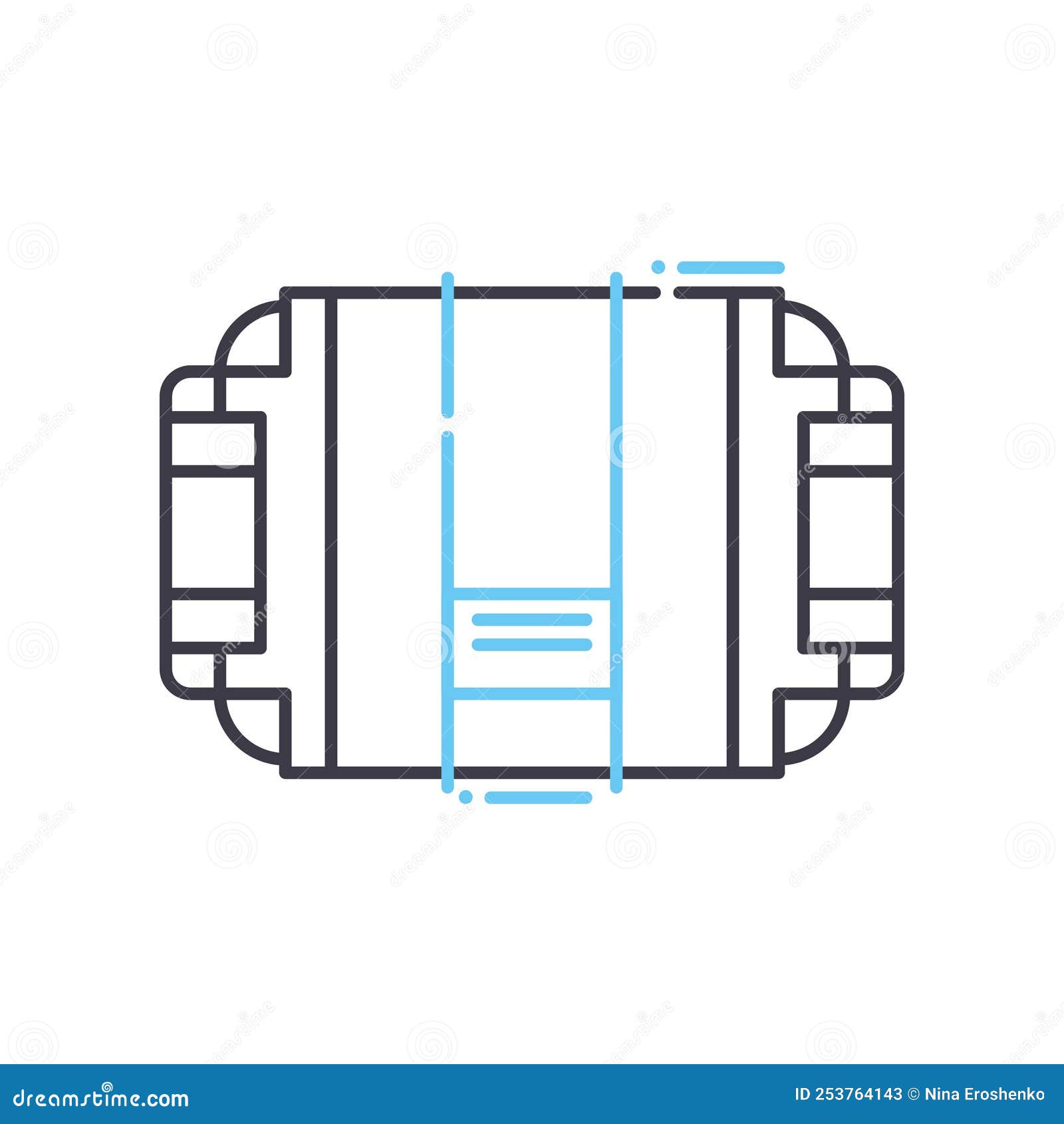 Case Line Icon, Outline Symbol, Vector Illustration, Concept Sign Stock ...