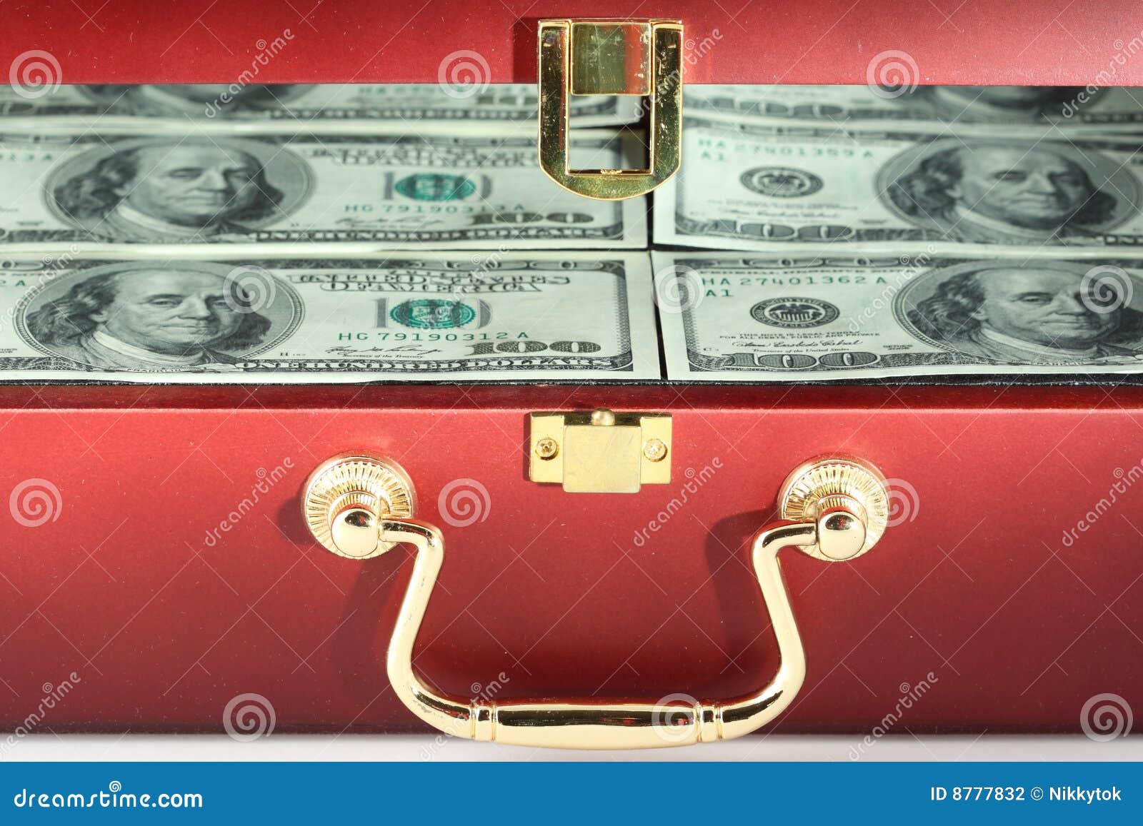 Case with money closeup stock photo. Image of expensive - 8777832