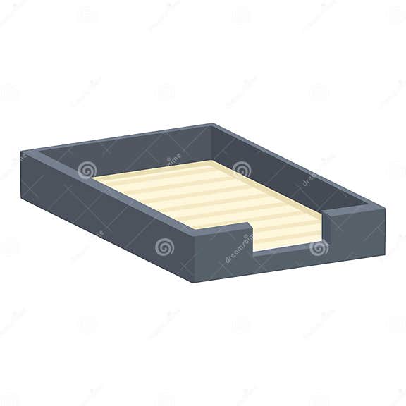 Case Paper Tray Icon Cartoon Vector. Data Inbox Stock Vector ...