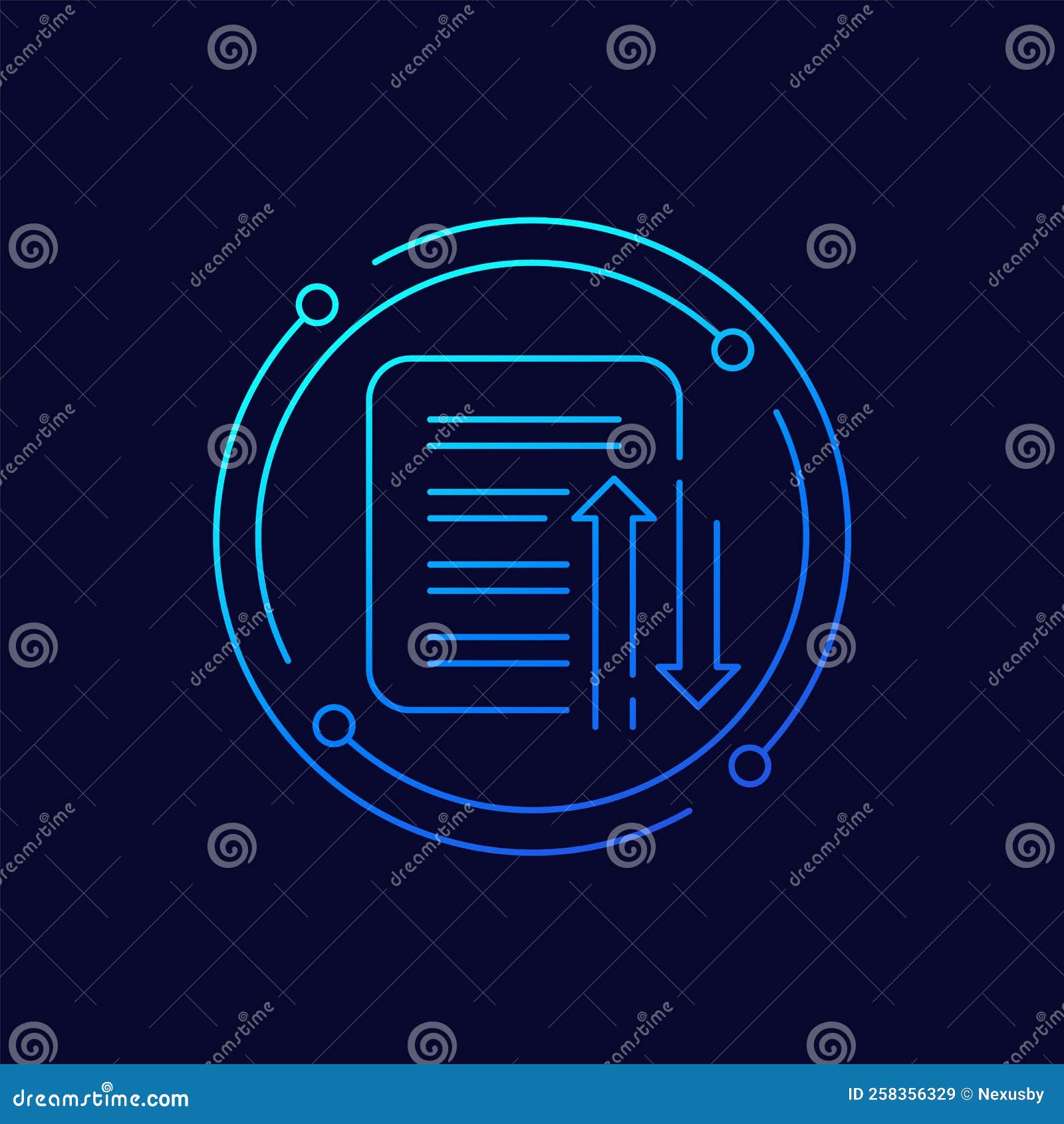 Case Priority Line Icon, Vector Stock Vector - Illustration of project ...