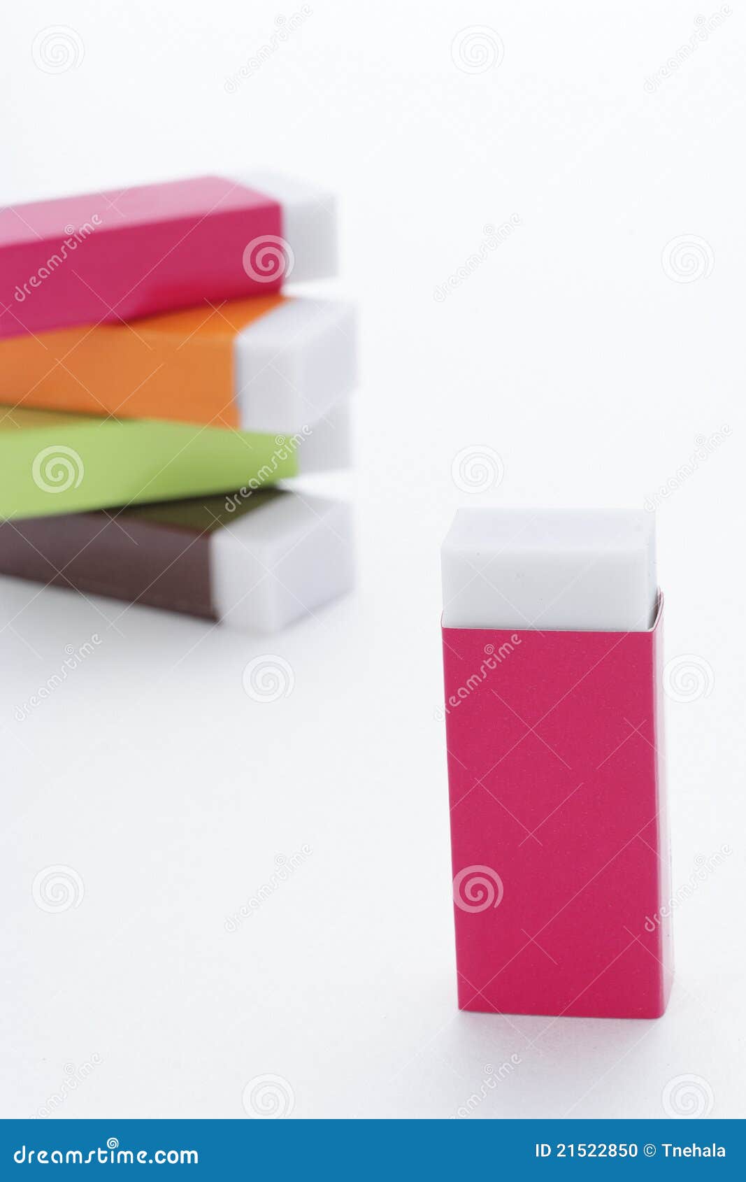 Case red eraser stock photo. Image of office, overlap - 21522850