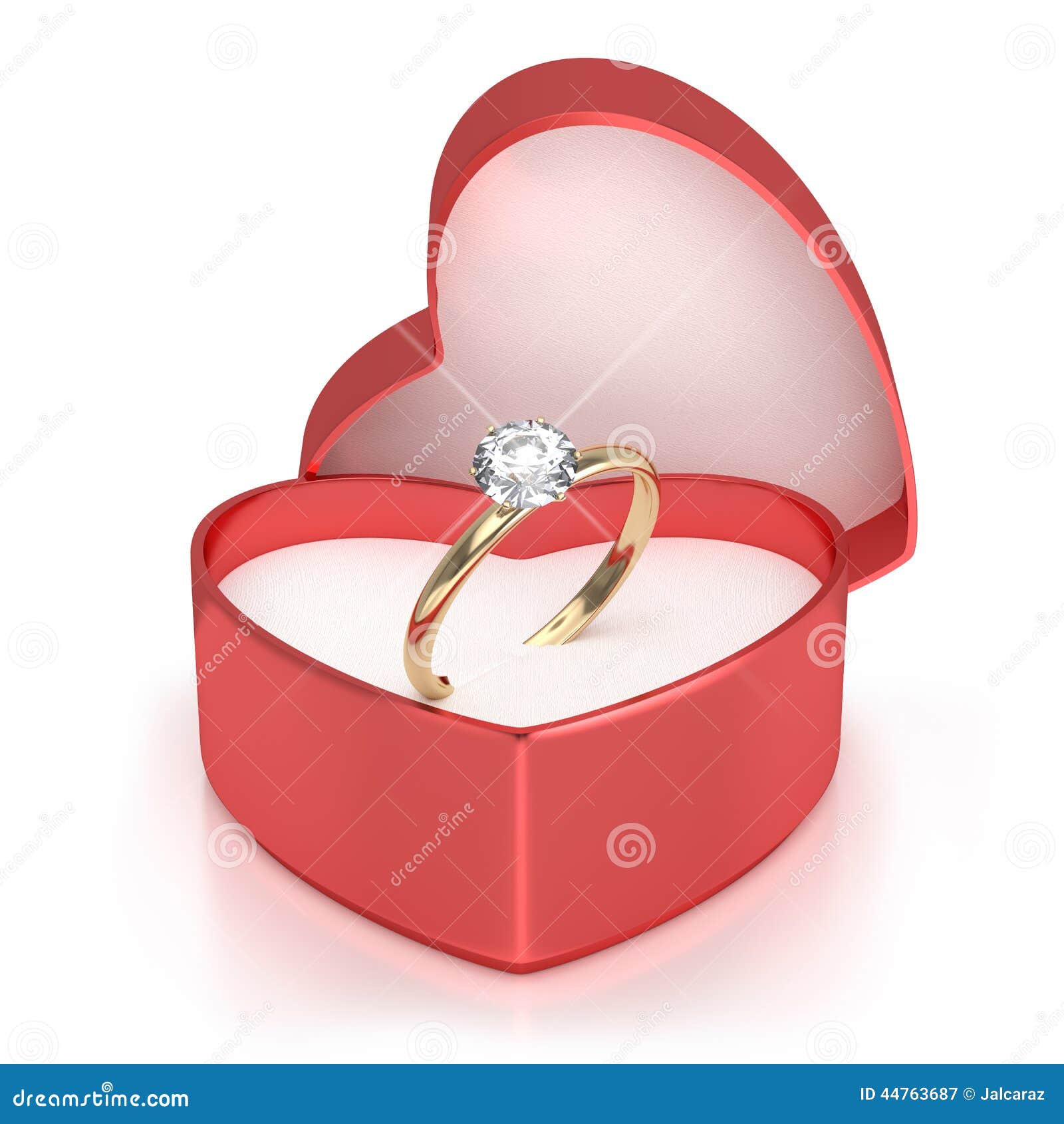 Case with ring stock image. Image of diamond, commitment - 44763687