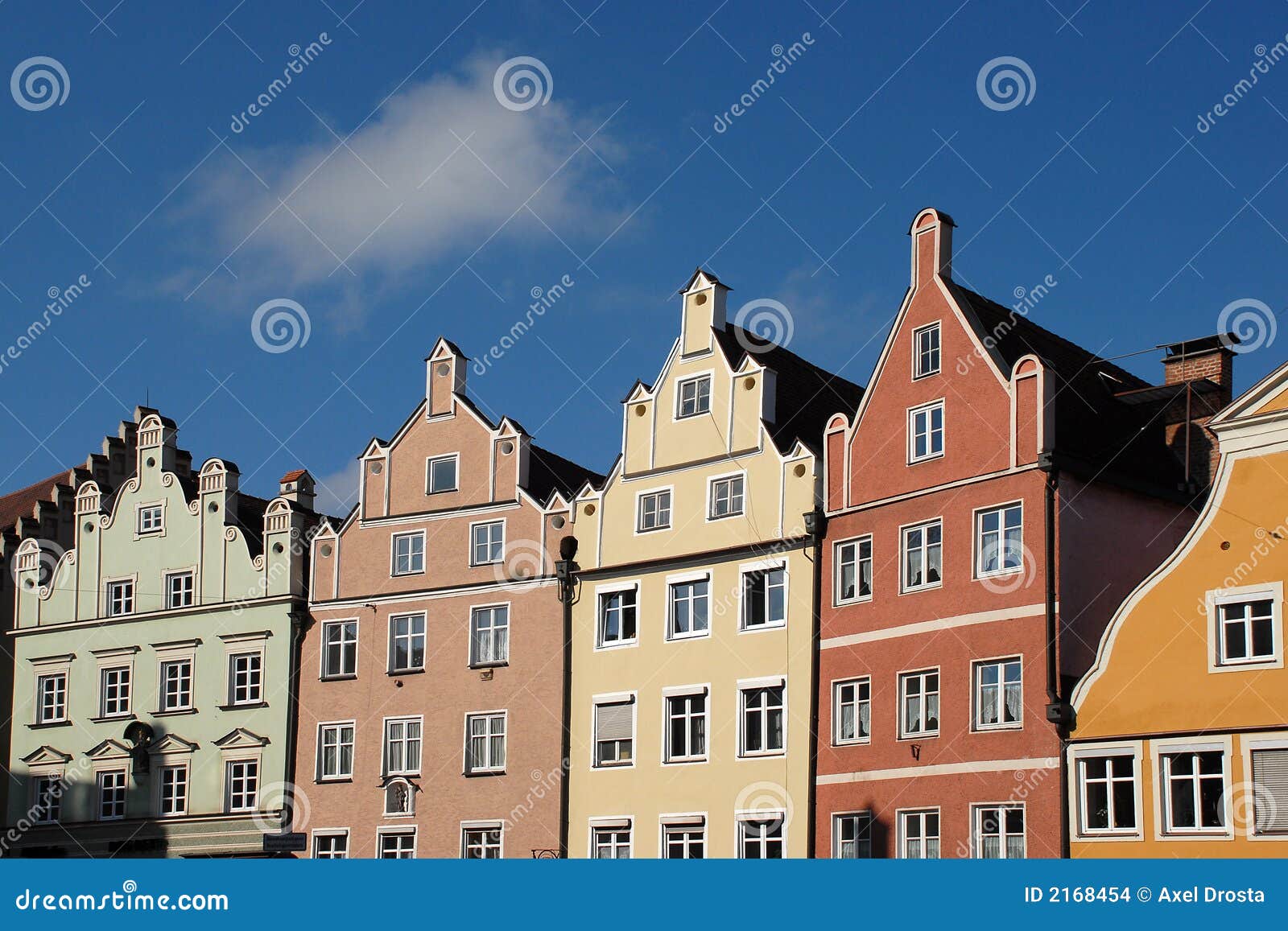 Case a Schiera Tedesche Storiche Fotografia Stock - Immagine di ...