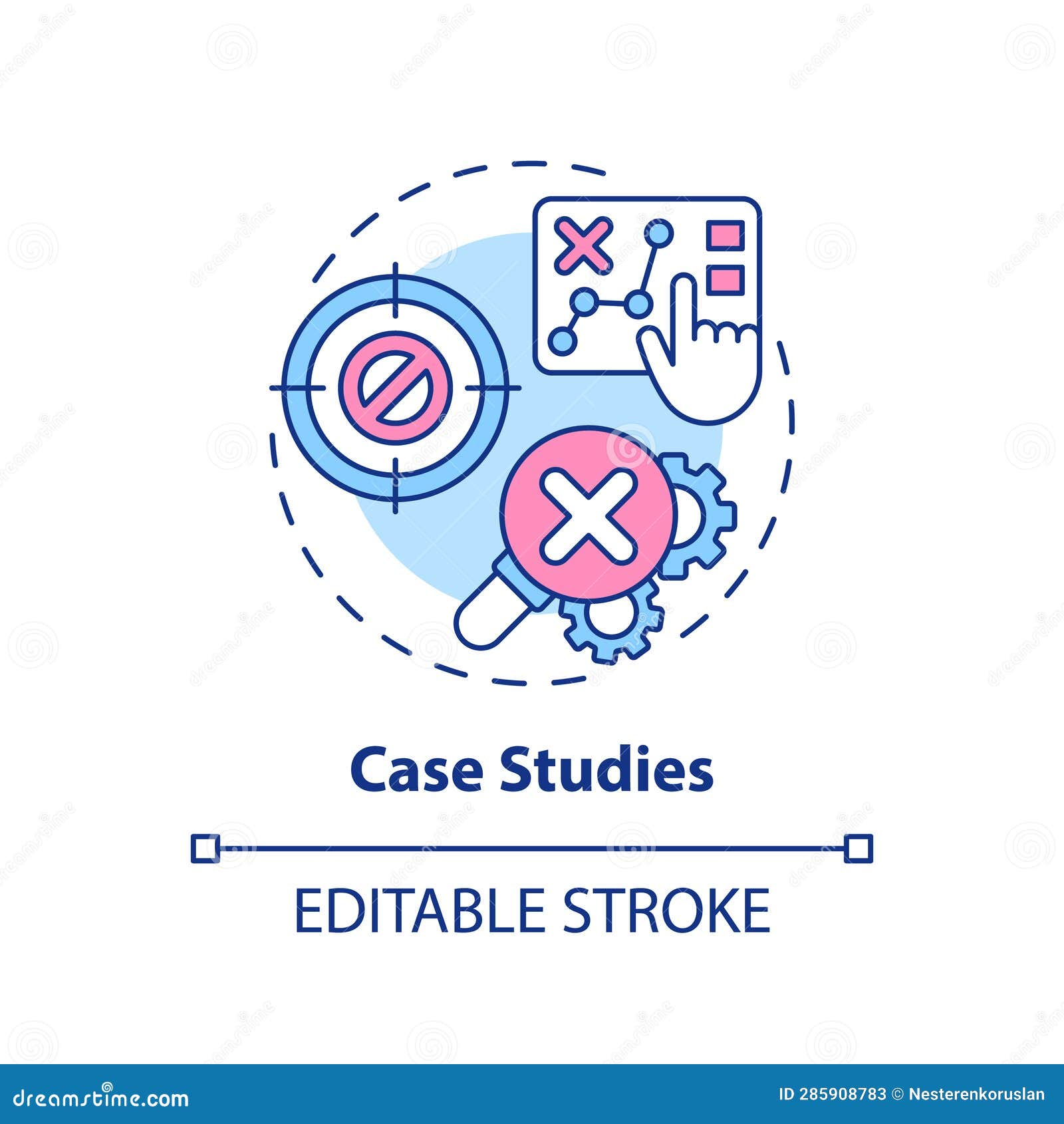 Case Studies Multi Color Concept Icon Stock Illustration - Illustration ... Case Studies Multi Color Concept Icon Stock Illustration - Illustration ...