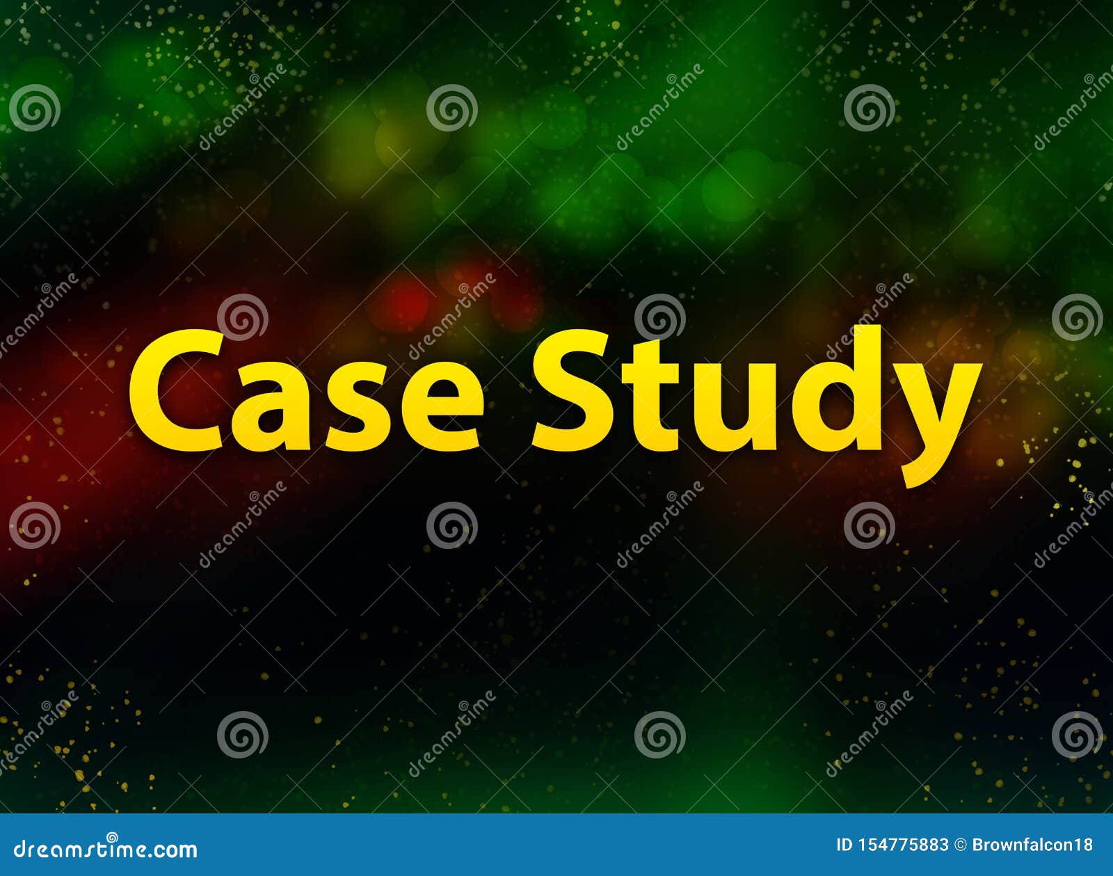 Case Study Abstract Bokeh Dark Background Stock Illustration ...
