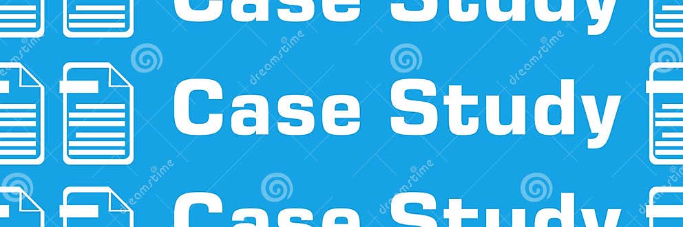 Case Study Blue Repeated Text Symbol Stock Illustration - Illustration ...