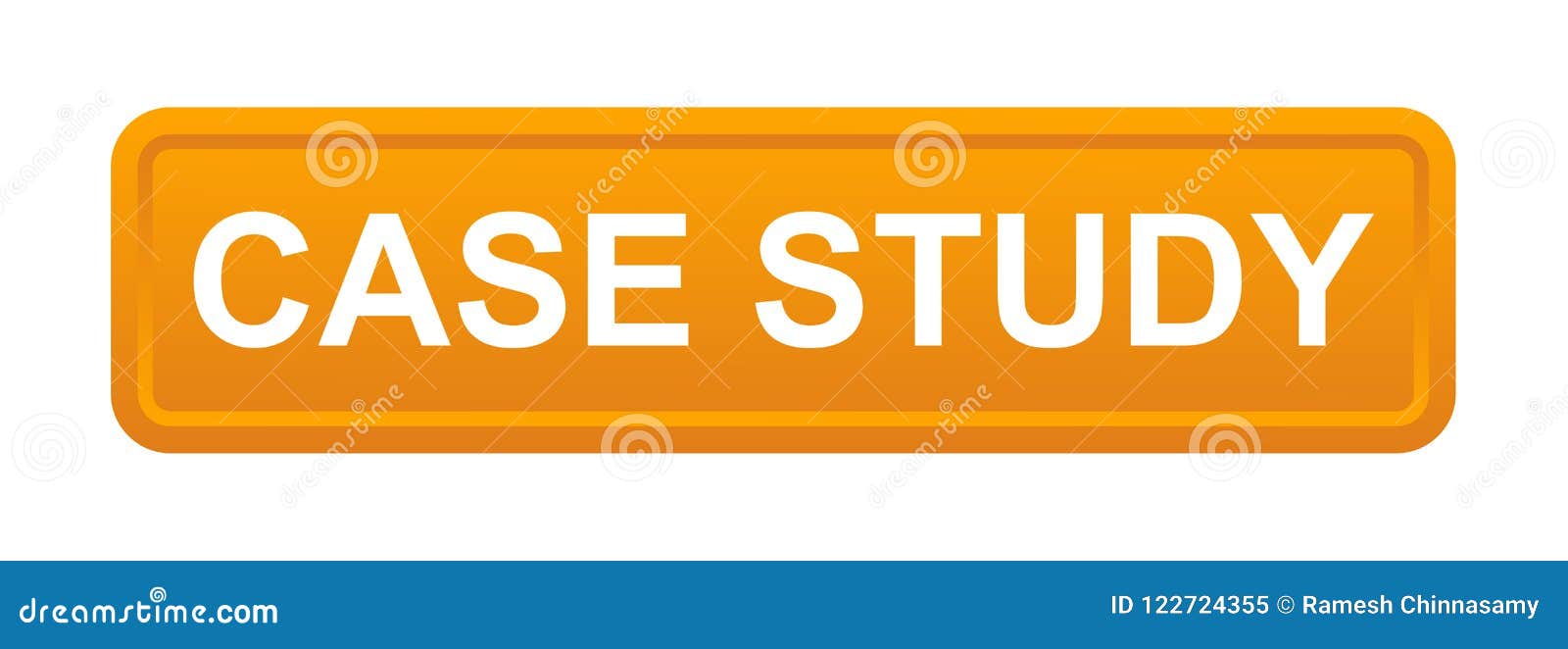 Case study button stock vector. Illustration of examine - 122724355