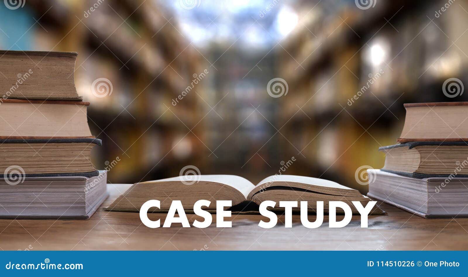 CASE STUDY CONCEPT Book in Library with Old Ollege Students Stud Stock ...