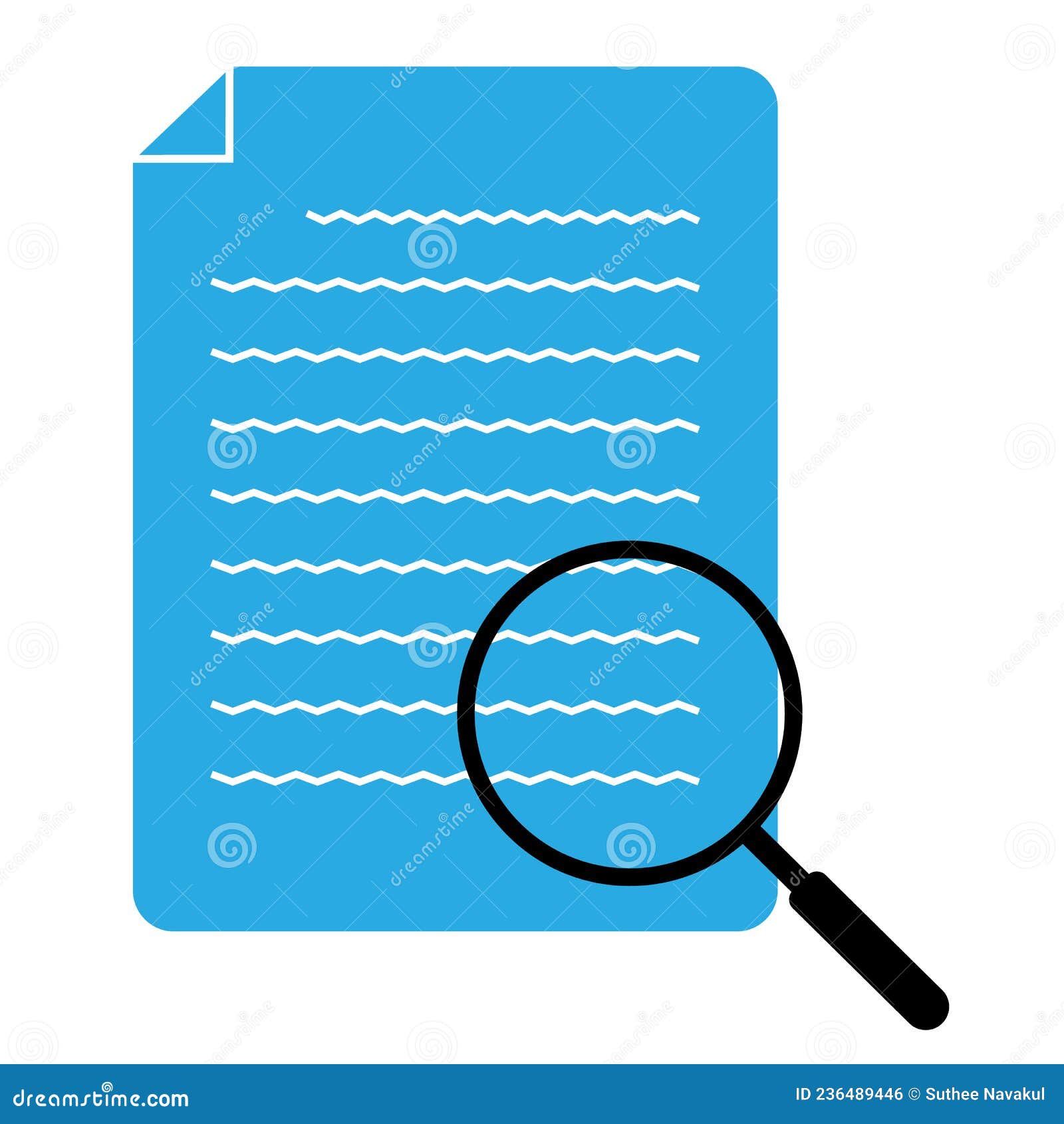 Case Study Icon on White Background. Study Documents Sign. Flat Style ...