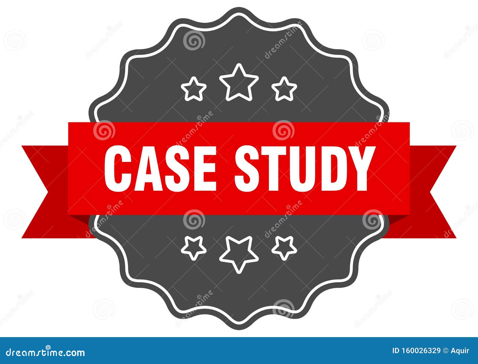 Case study label stock vector. Illustration of vector - 160026329