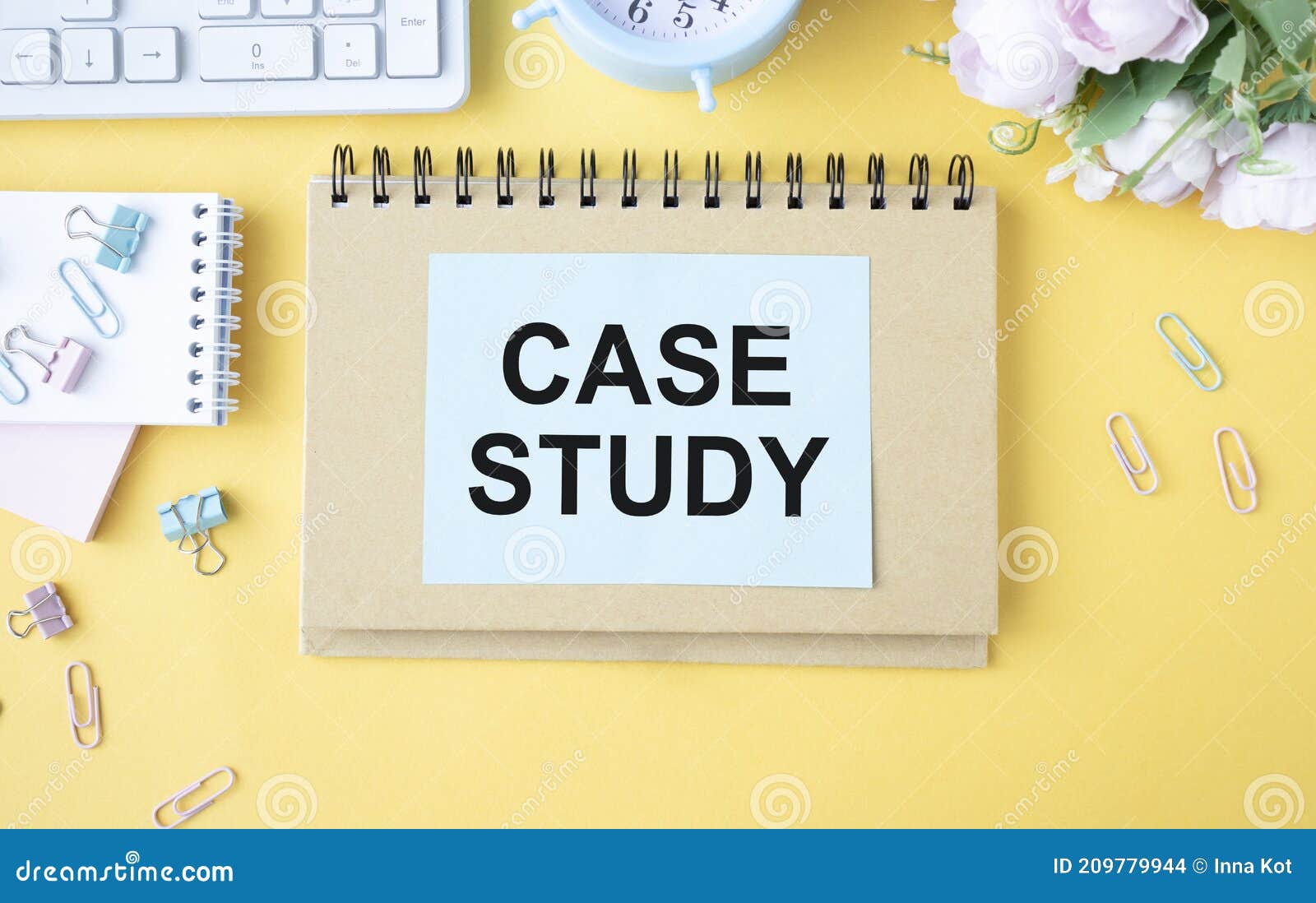 Case Study Memo Written on a Notebook Stock Photo - Image of conceptual ...
