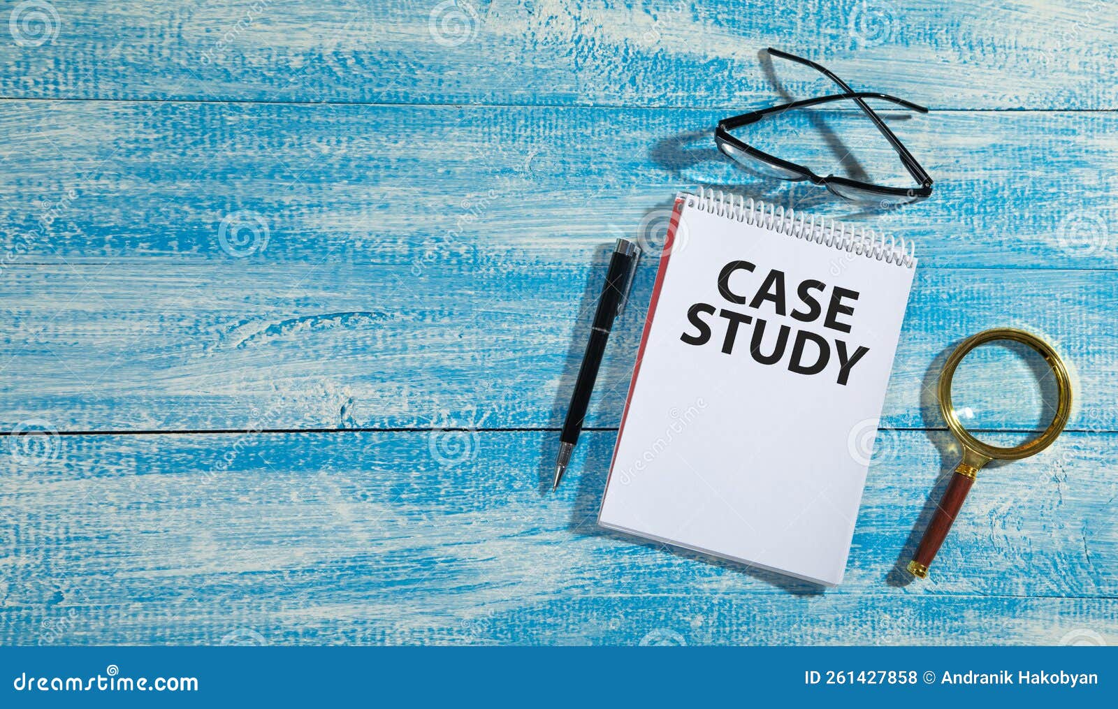Case Study Message on Notepad. Business Stock Photo - Image of ...
