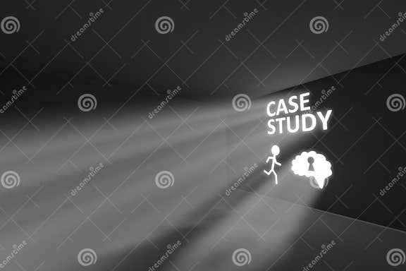 CASE STUDY Rays Volume Light Concept 3d Stock Illustration ...