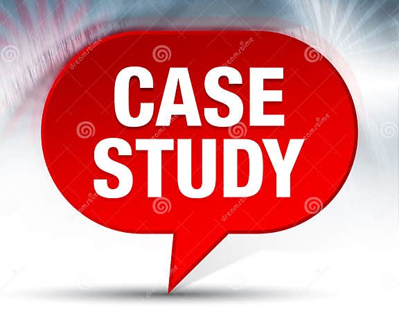 Case Study Red Bubble Background Stock Illustration - Illustration of ...