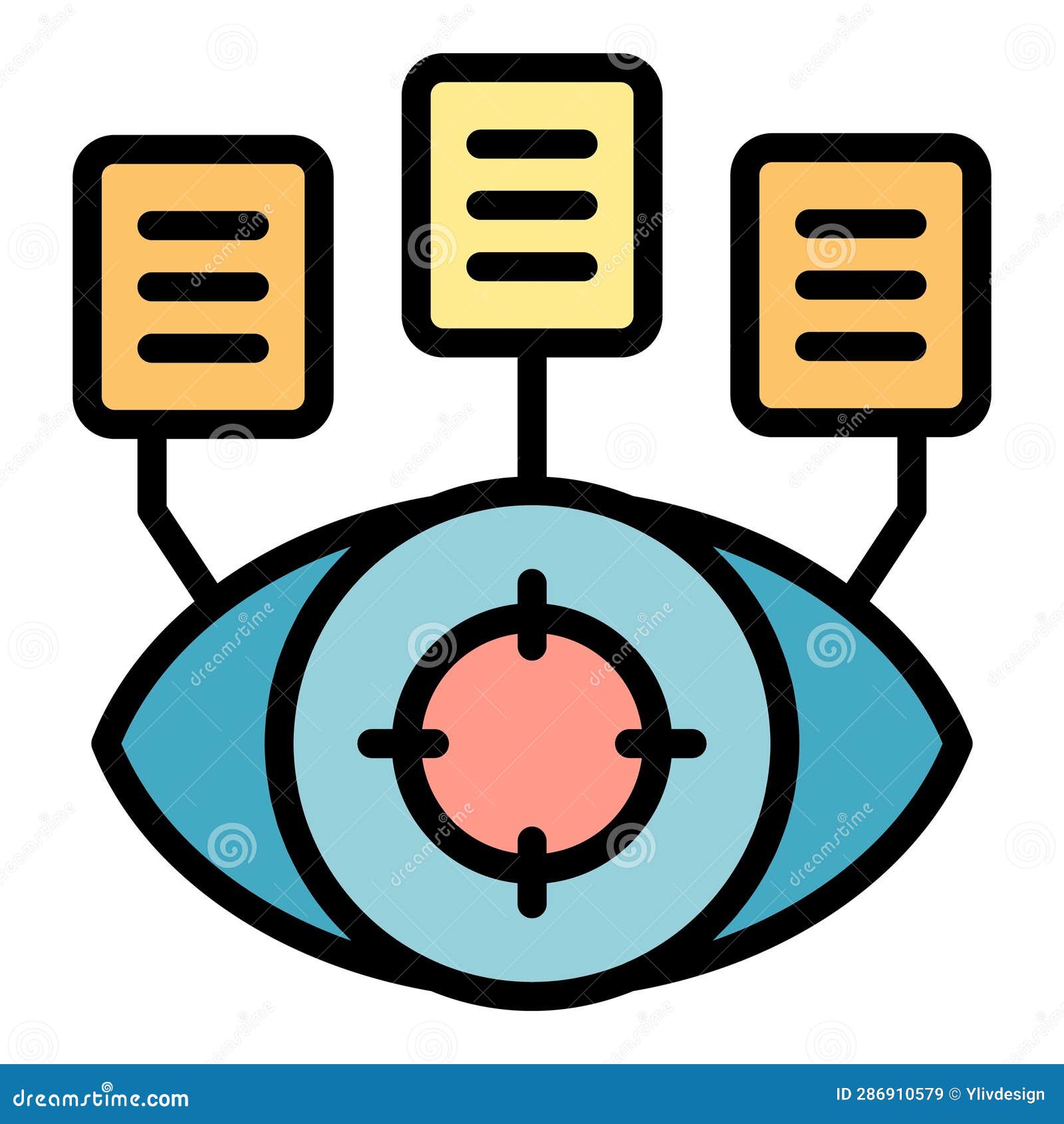 Case Study Research Icon Vector Flat Stock Illustration - Illustration ...