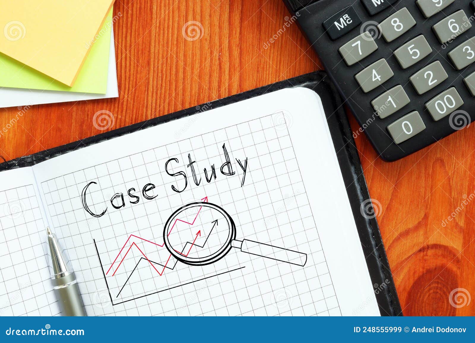 Case Study is Shown Using the Text Stock Image - Image of online ...