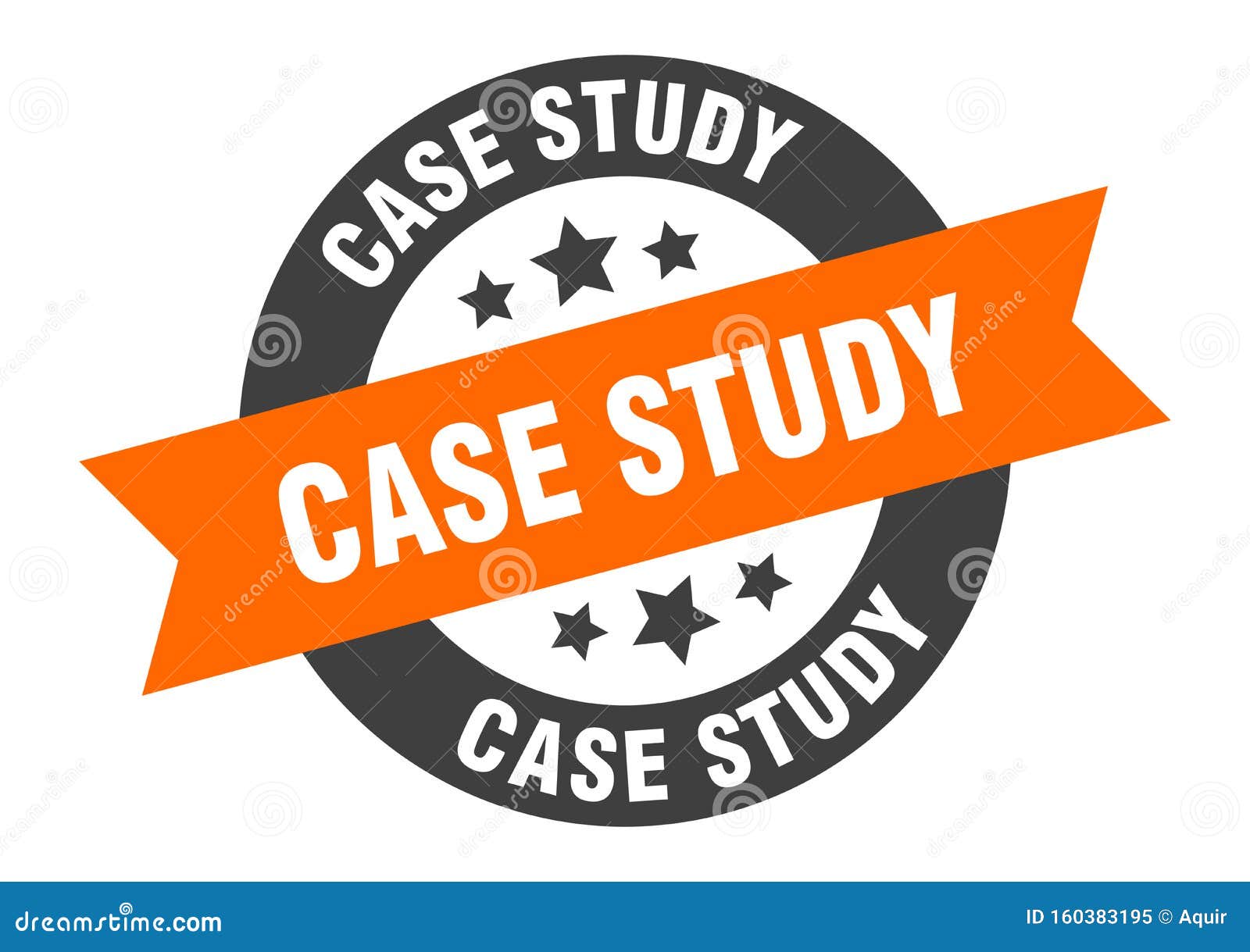 Case study sign stock vector. Illustration of vignette - 160383195