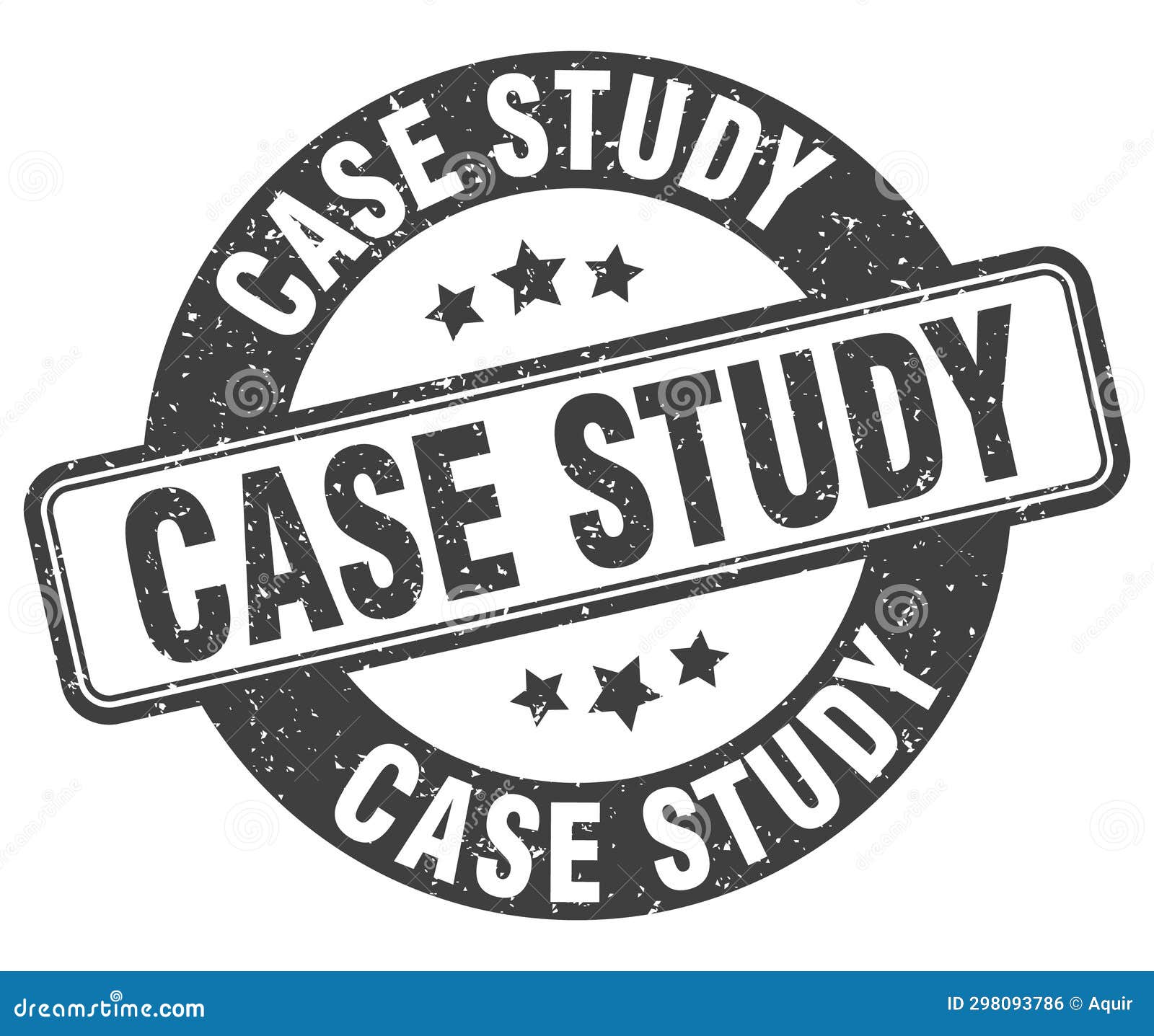 Case Study Stamp. Case Study Label. Round Grunge Sign Stock Vector ...
