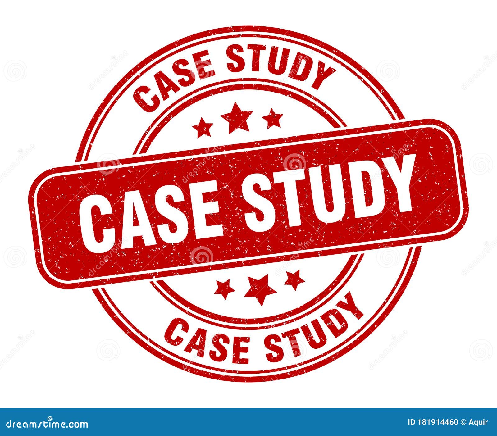 Case Study Stamp. Case Study Round Grunge Sign Stock Vector ...