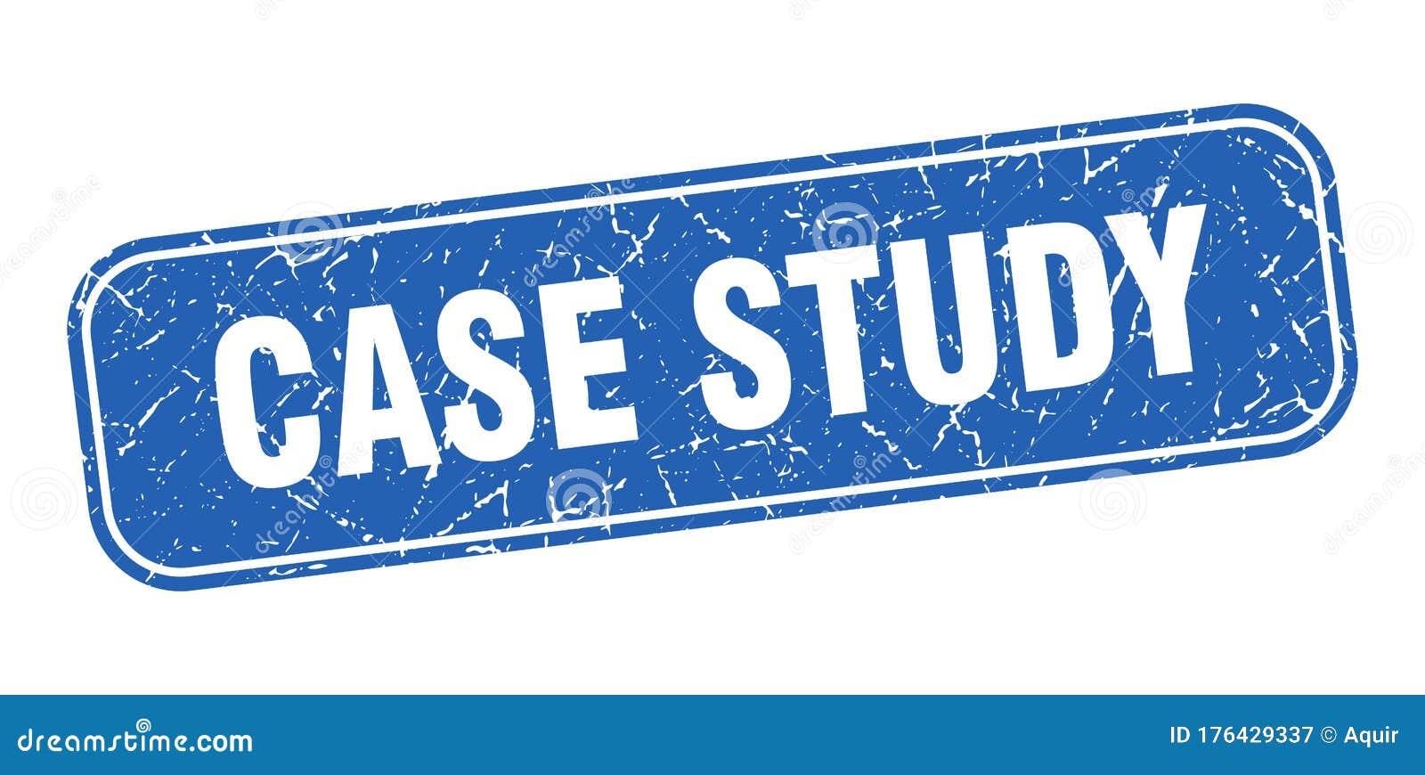 Case Study Stamp. Case Study Square Grungy Isolated Sign Stock Vector ...